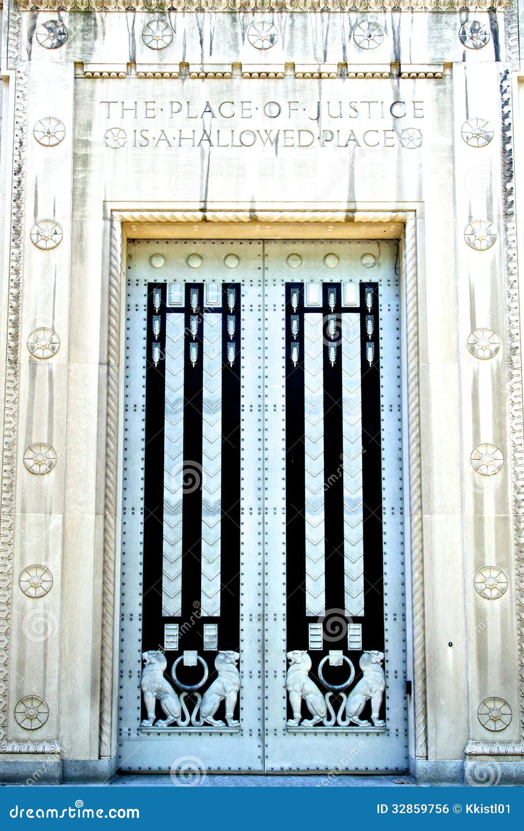 Doors of the Department of Justice Stock Photo - Image of tall ...