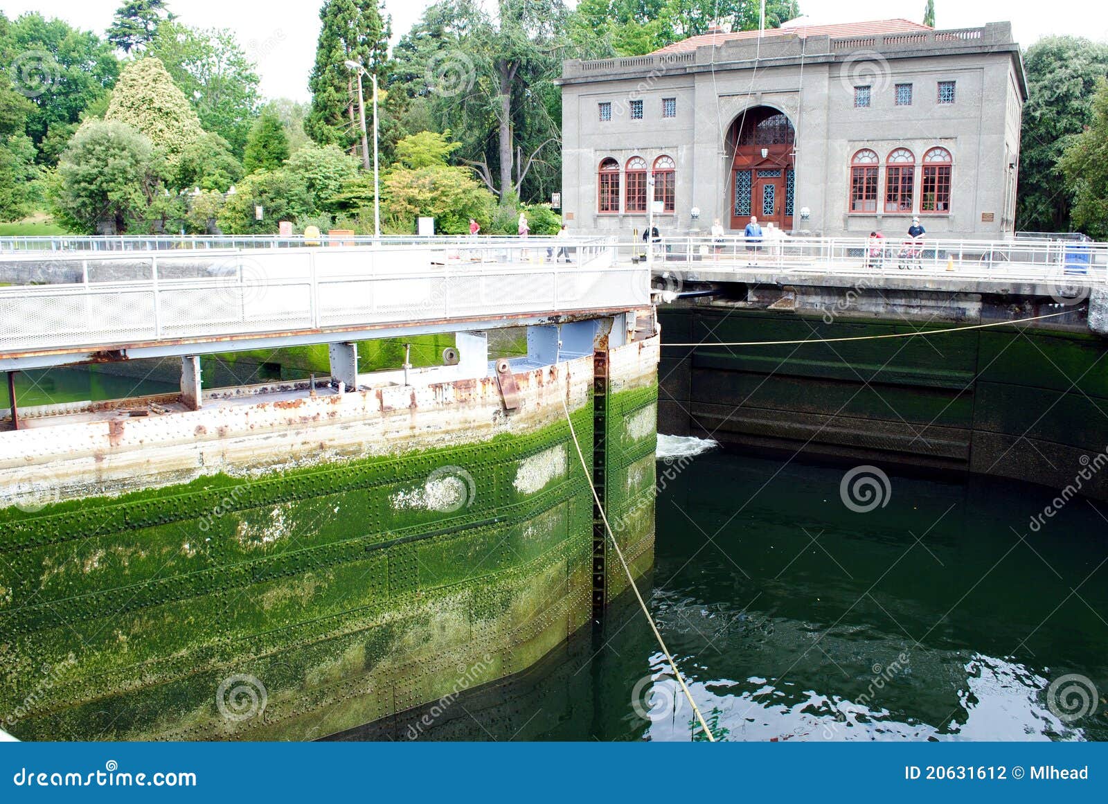 Doors of the Hiram M. Chittenden Locks Editorial Photography - Image of ...
