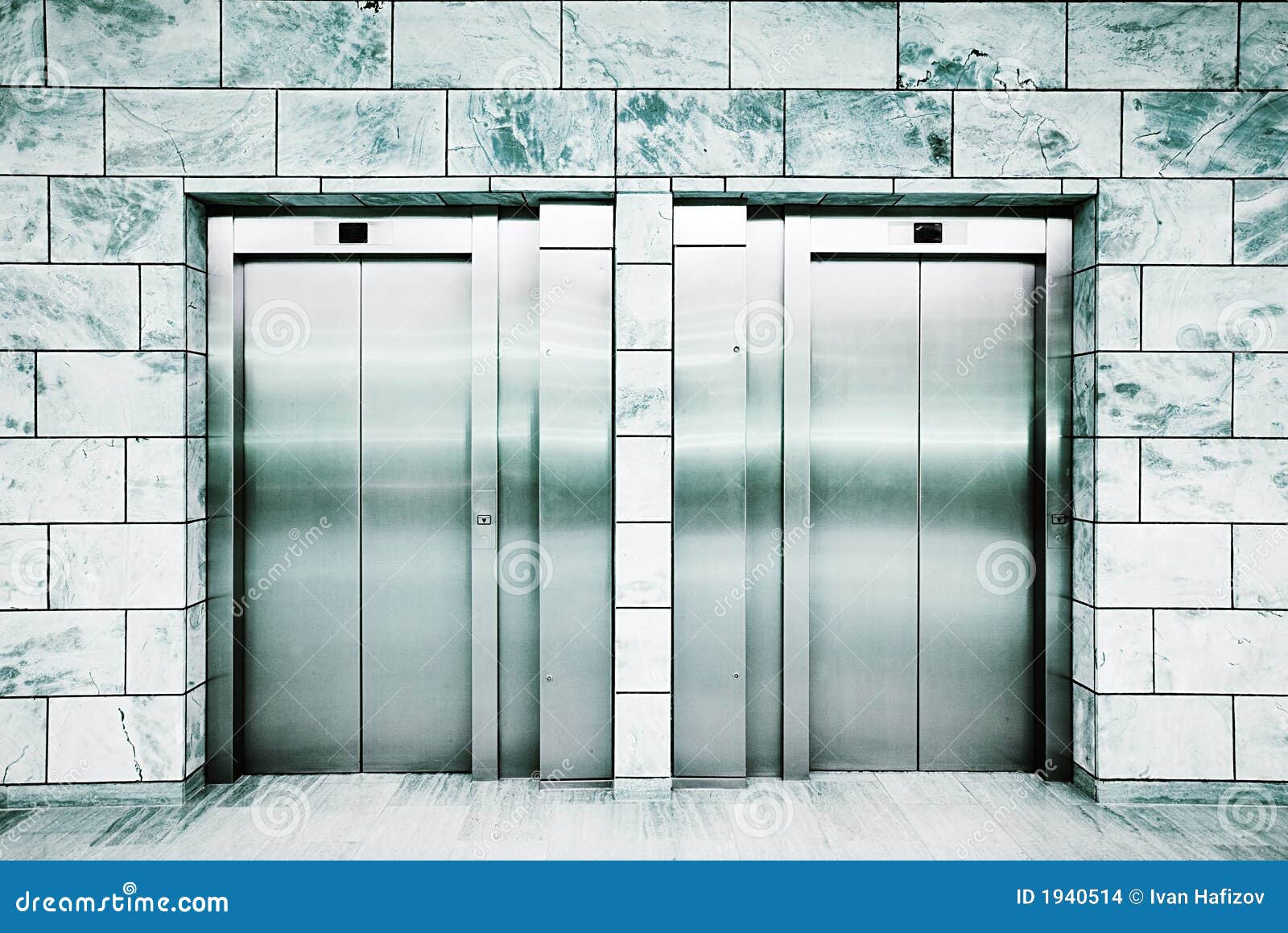 Doors of a lift stock photo. Image of occupation, illuminated - 1940514