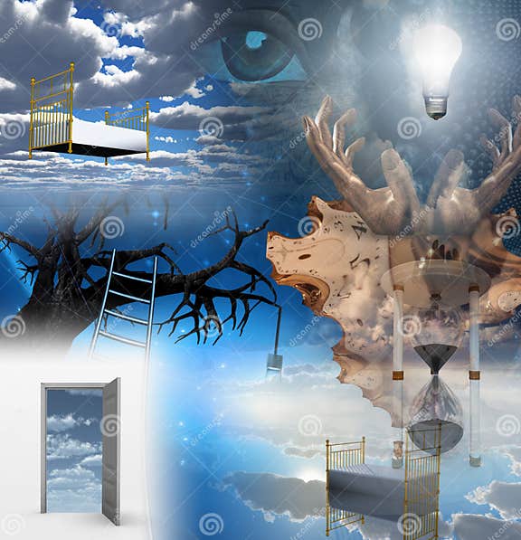 Doors of perception stock illustration. Illustration of door - 44548609