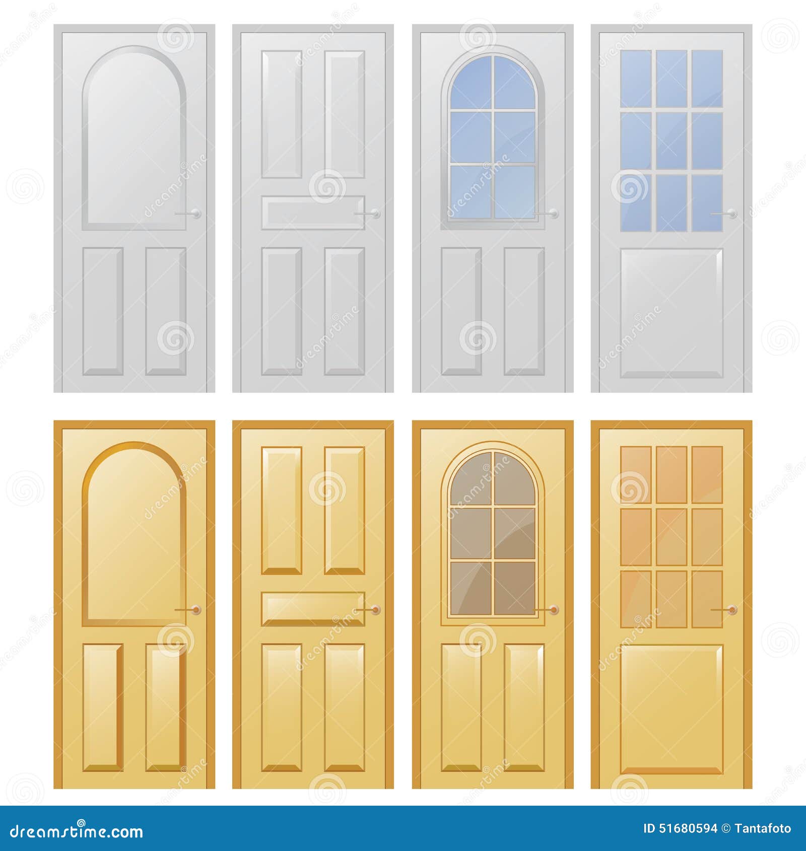Doors Vector design stock vector. Illustration of dreams - 51680594
