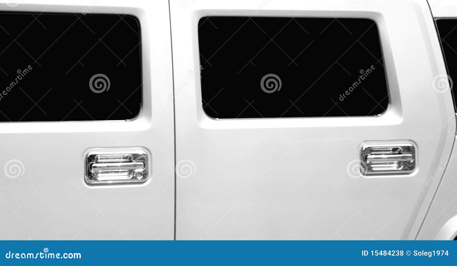 Doors and Windows of the Limousine Stock Photo - Image of adorn, large ...