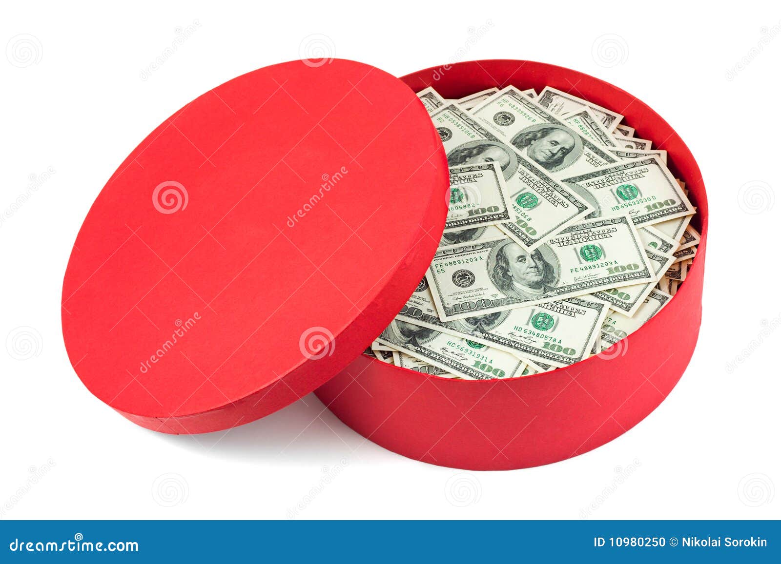 Doos met geld stock foto. Image of verjaardag, bank, huis - 10980250