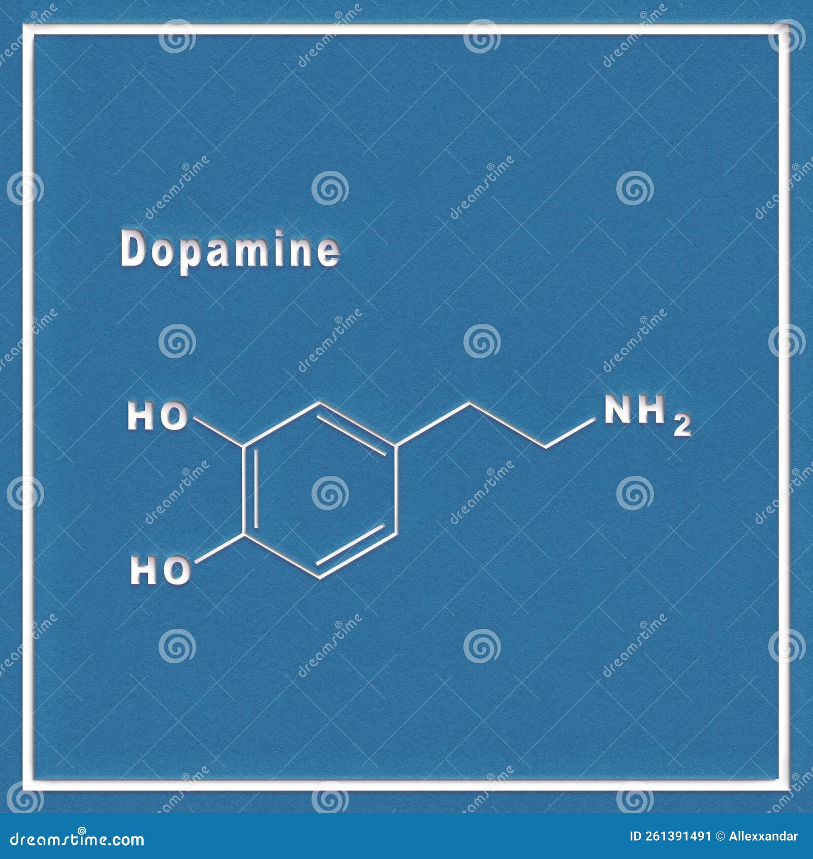 Dopamine Chemical Formula Stock Photography | CartoonDealer.com #86439968