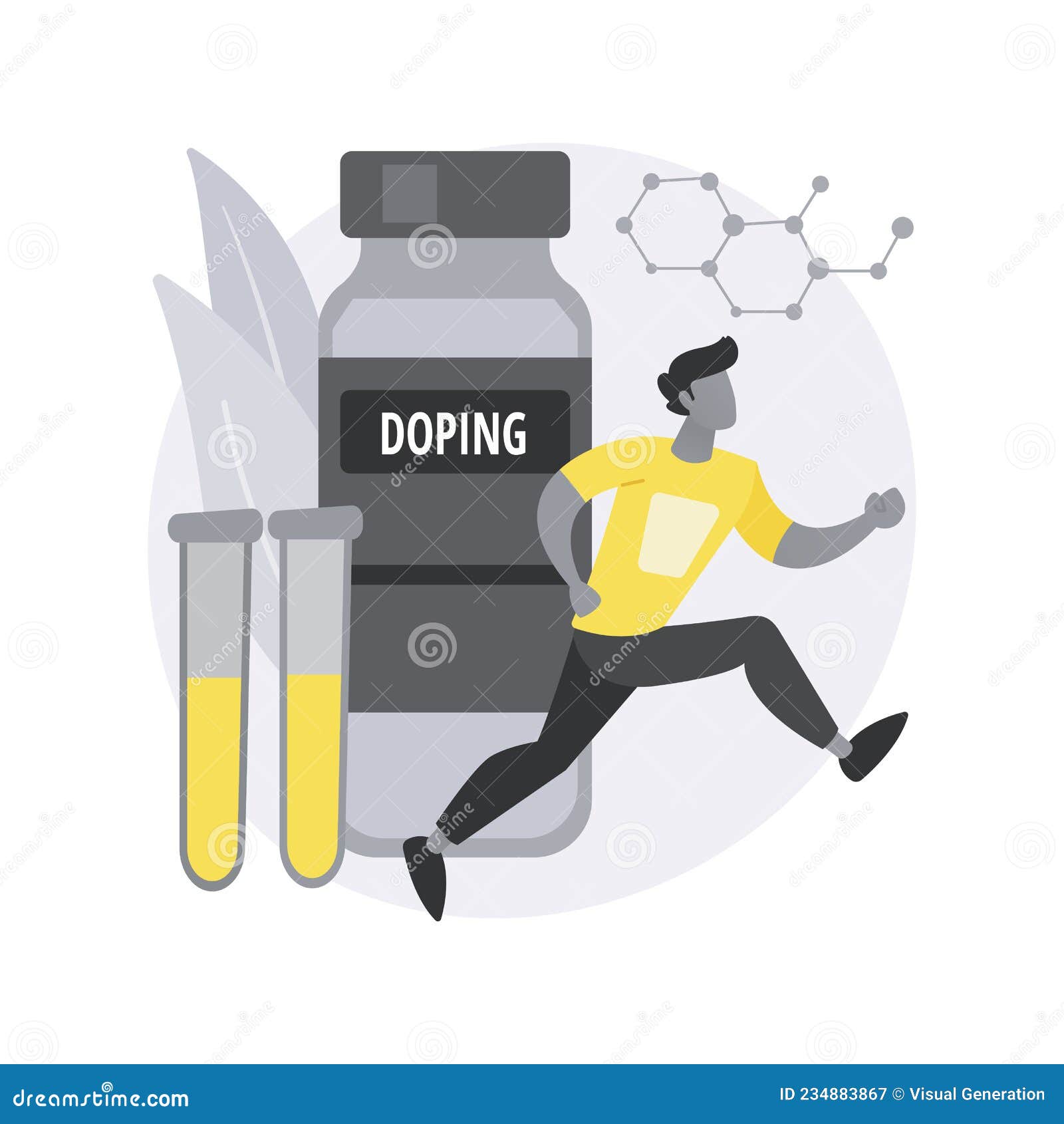 Doping Test Abstract Concept Vector Illustration. Stock Vector ...
