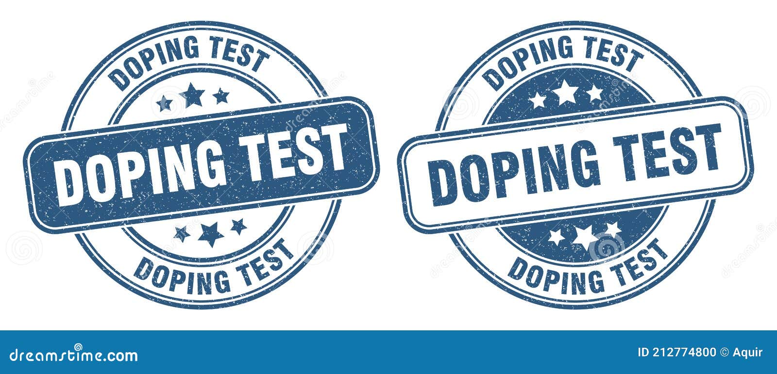 Doping Test Stamp. Doping Test Label. Round Grunge Sign Stock Vector ...