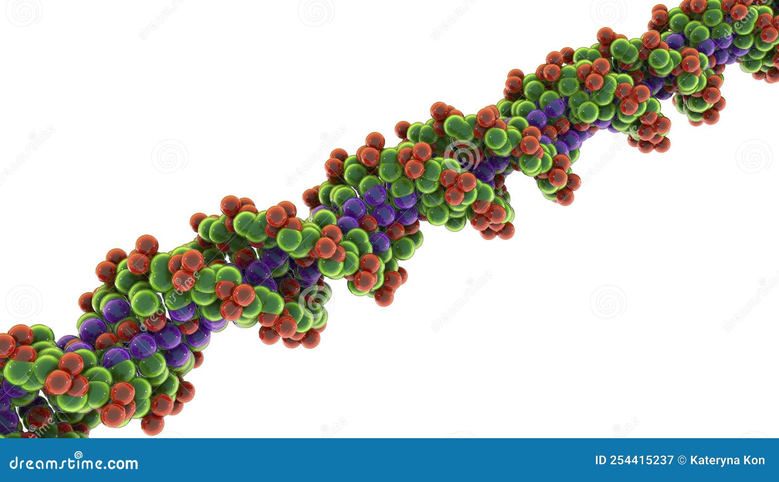 Doppelhelix Der 3D-Abbildung Stock Abbildung - Illustration von ...