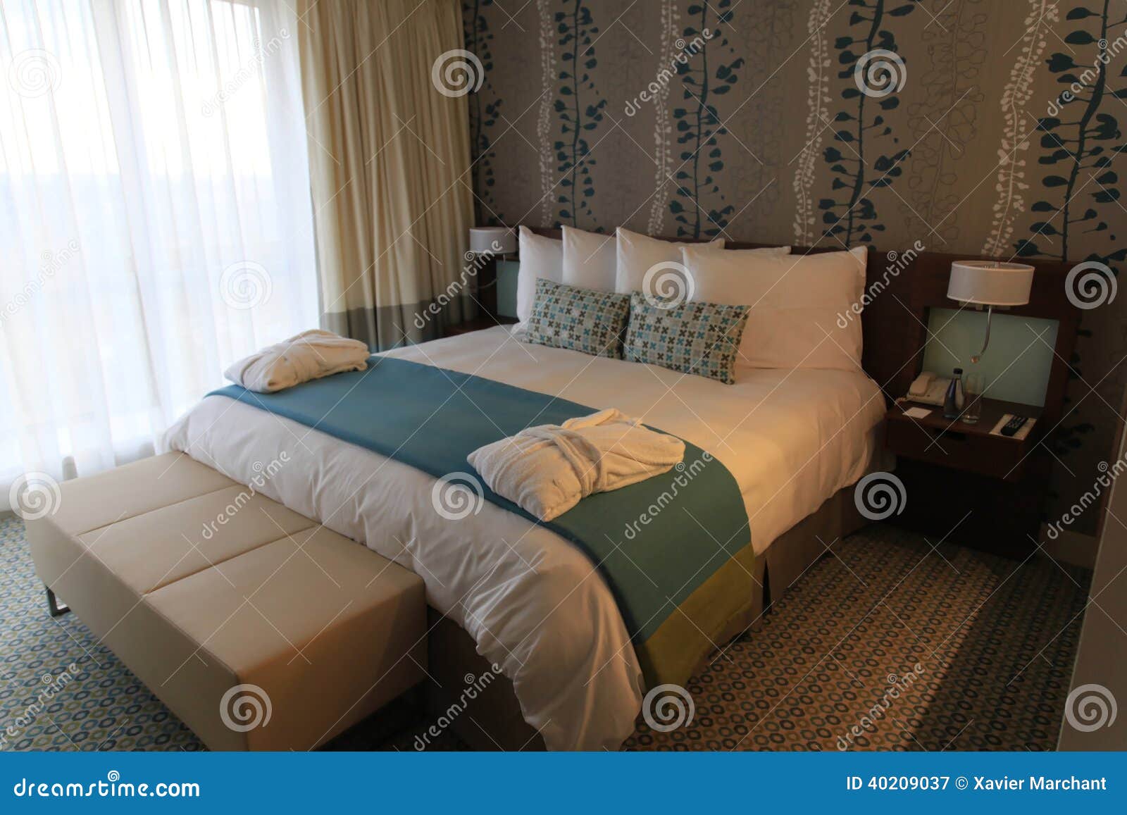 Doppia camera di albergo immagine stock. Immagine di abito - 40209037