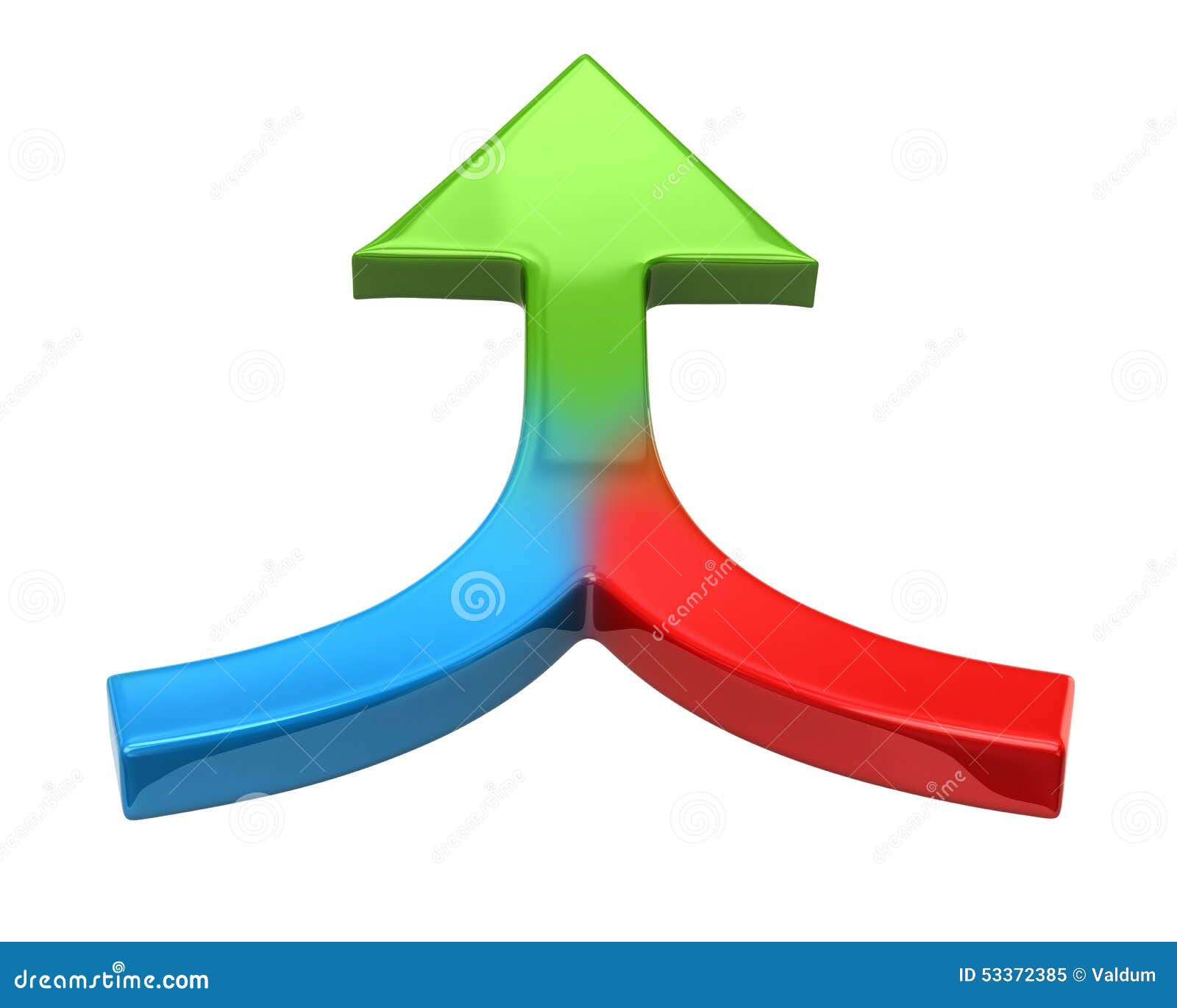 Doppia freccia variopinta illustrazione di stock. Illustrazione di ...