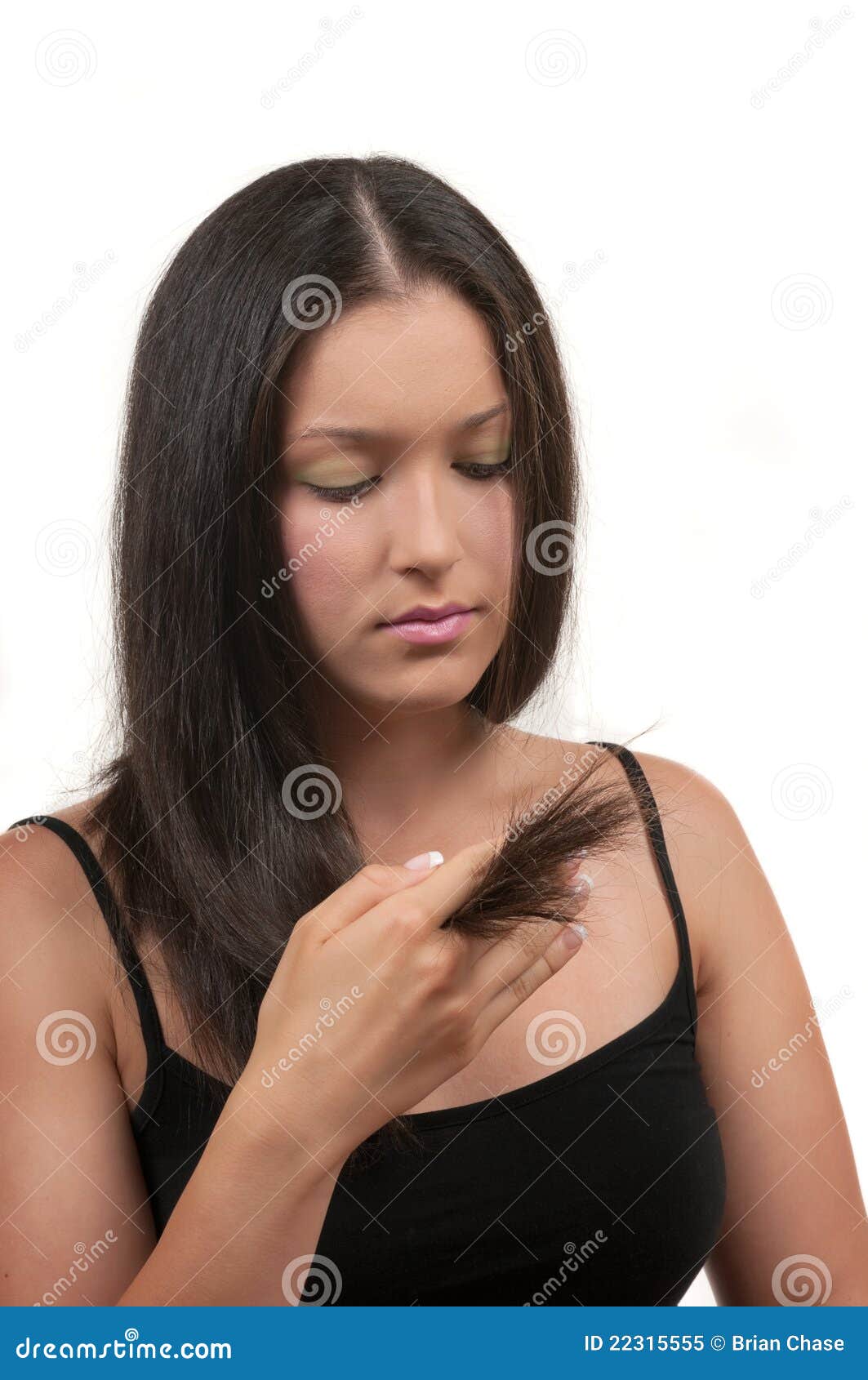 Doppie punte immagine stock. Immagine di cura, donna - 22315555