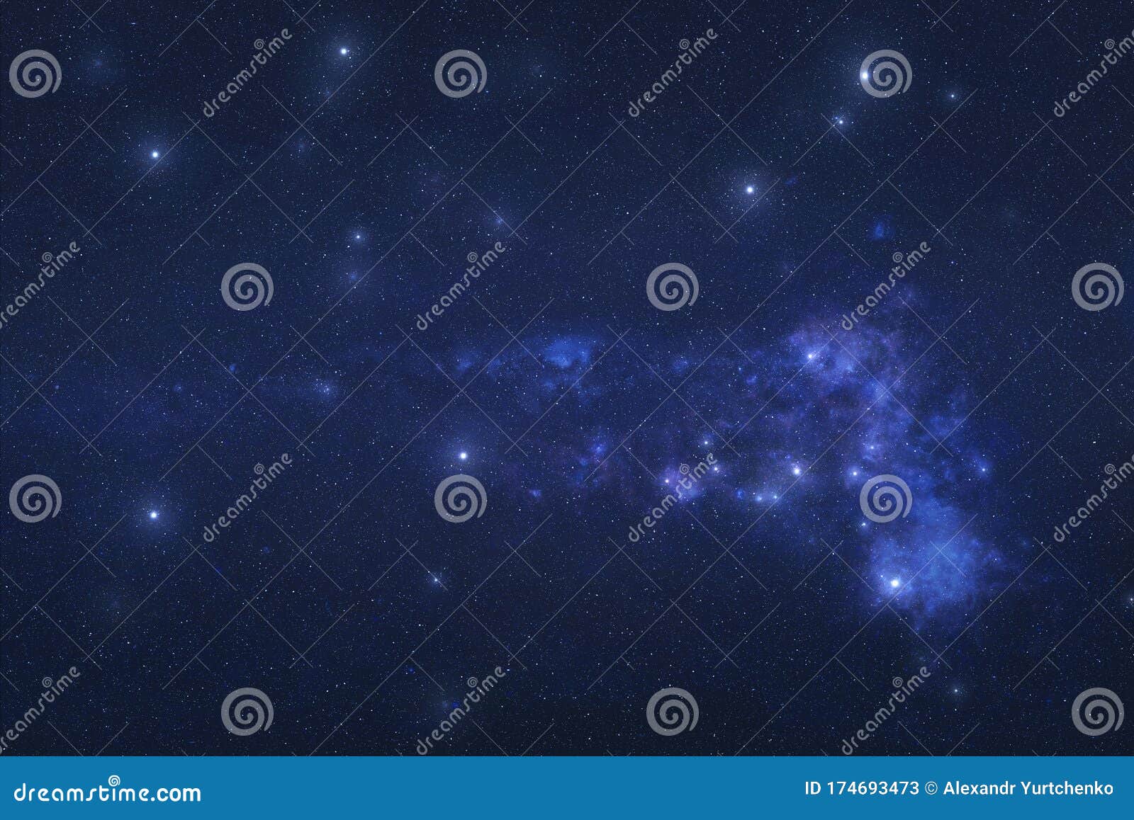 Dorado Constellation in Outer Space Stock Image - Image of galaxy, line ...