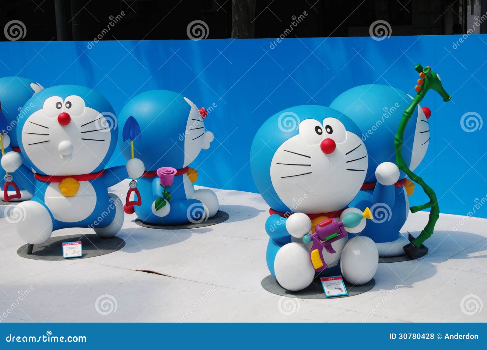 Doraemon in Shanghai show editorial stock photo. Image of doraemon ...