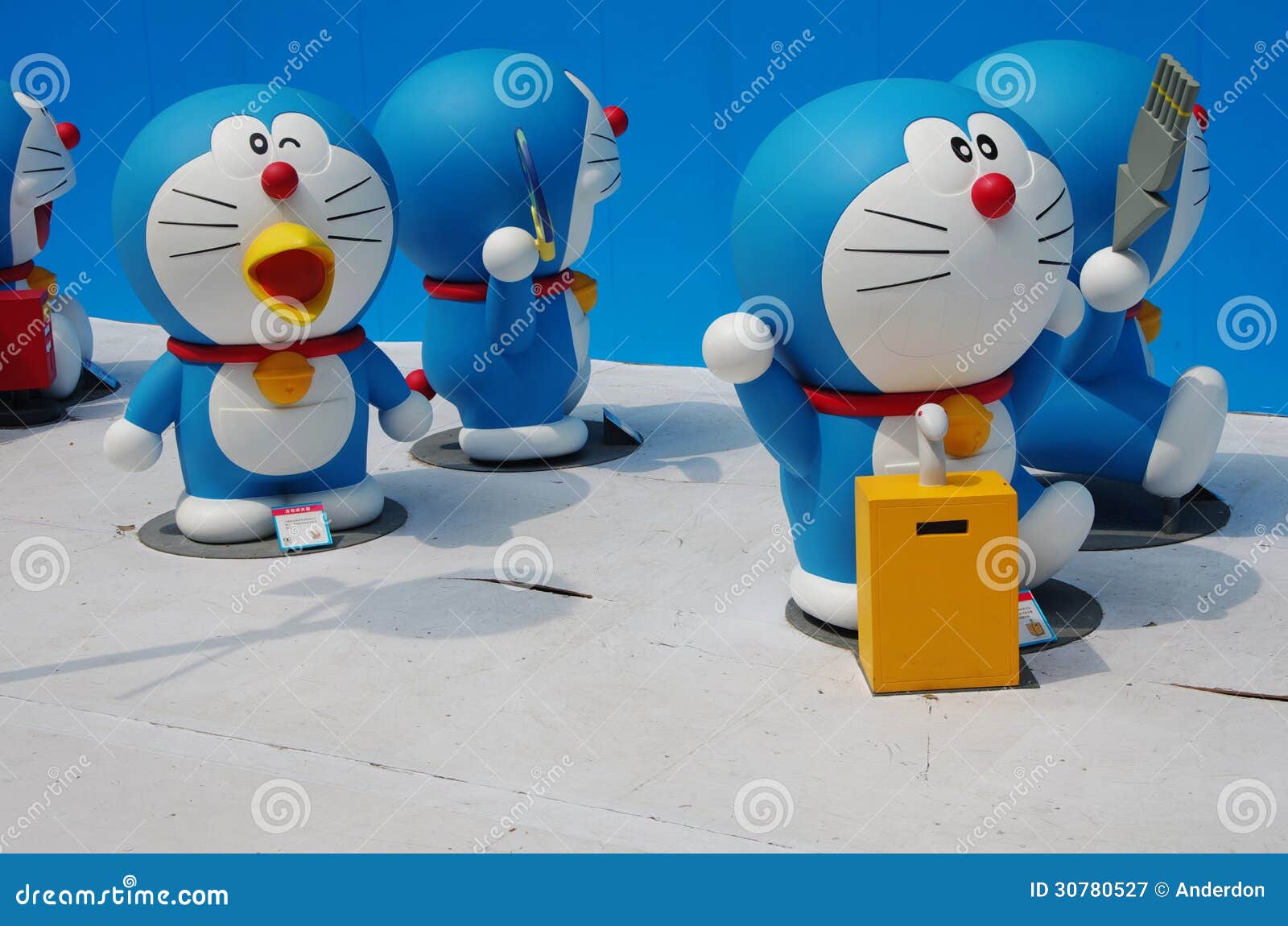 Doraemon editorial photography. Image of show, blue, shanghai - 30780527