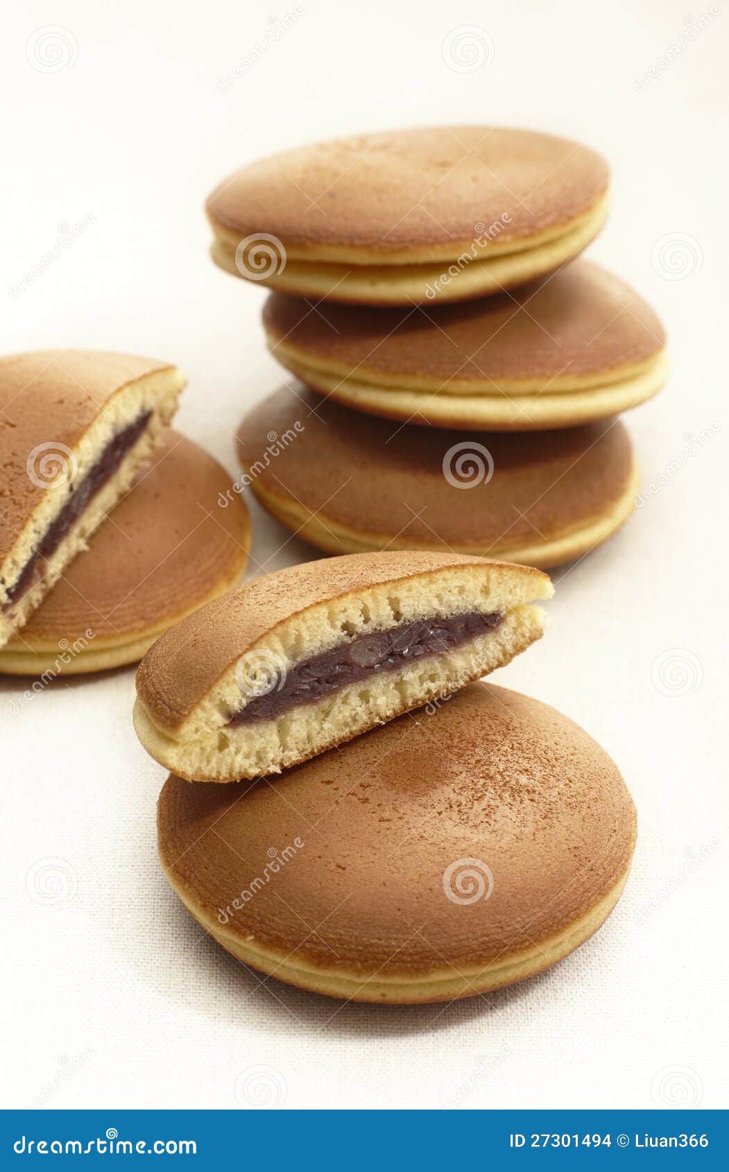 Dorayaki stock photo. Image of bean, food, pancake, sweet - 27301494