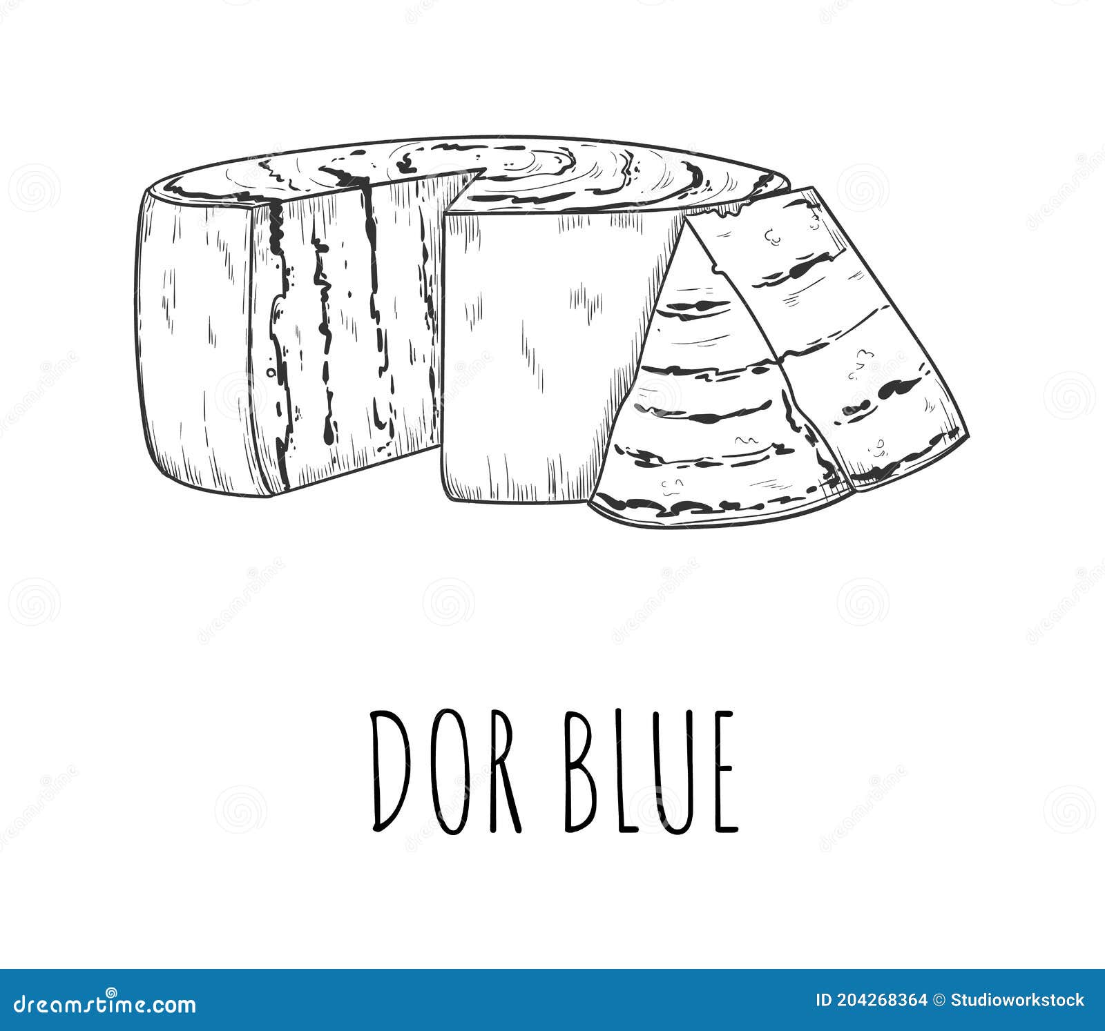 Dorblu Cheese Colored Icon. Signs And Symbols Can Be Used For Web, Logo ...