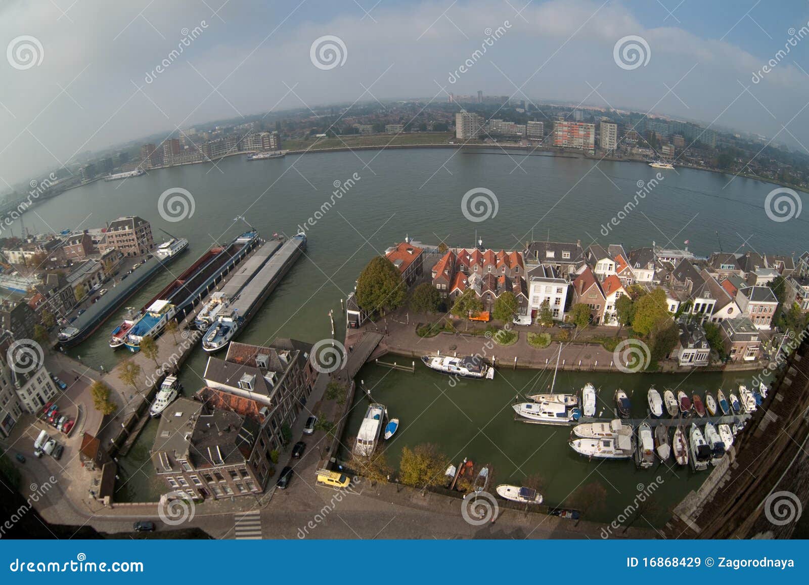 Dordrecht stock image. Image of travel, fisheye, panorama - 16868429