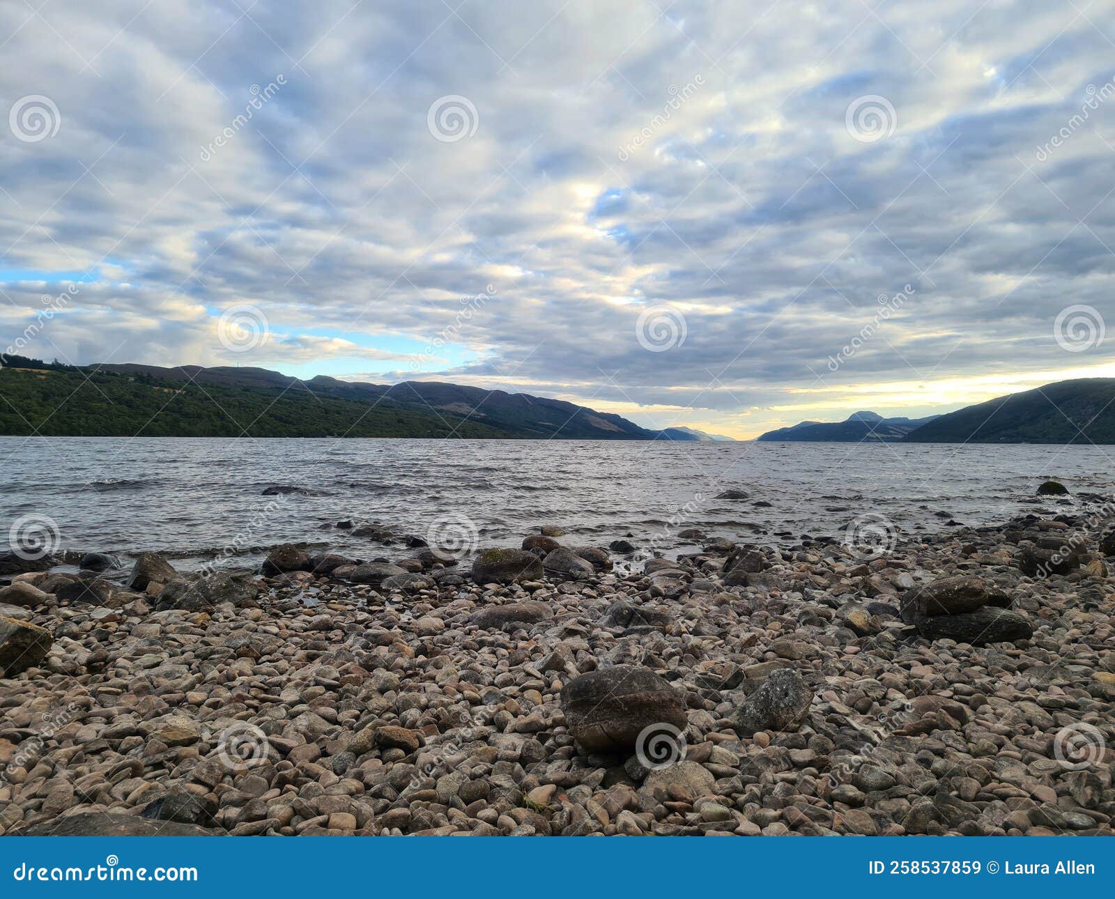 Dores Beach Overlooking Loch Ness Stock Image - Image of glen, dores ...