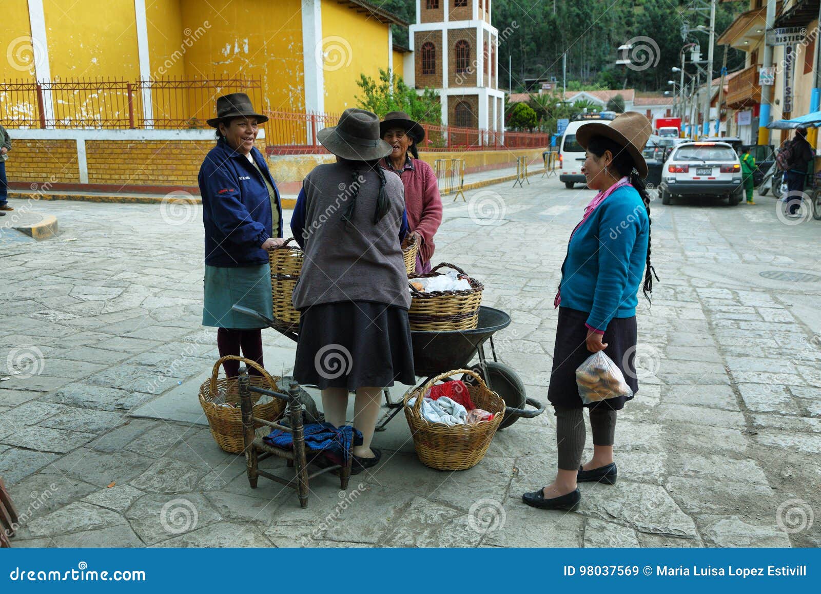 Dorf Von Chavin De Huanta, Peru Redaktionelles Stockbild - Bild von ...