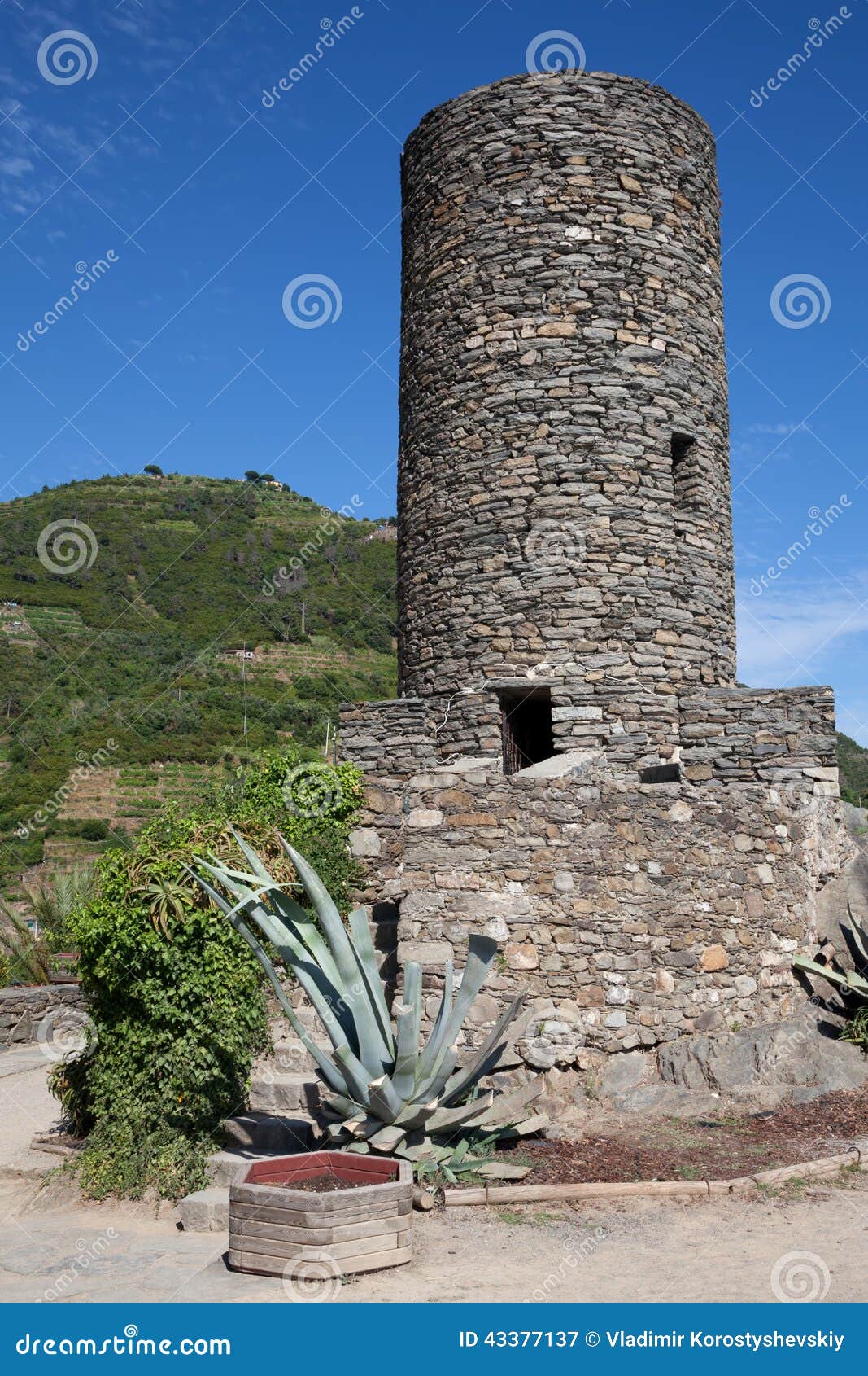 Doria Castle in Vernazza, Italy Stock Image - Image of fortress ... Doria Castle in Vernazza, Italy Stock Image - Image of fortress ...