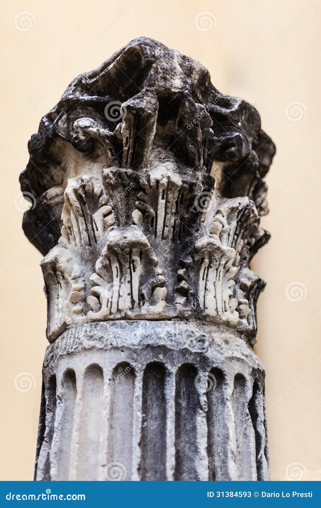 Doric column stock image. Image of corinthian, historical - 31384593