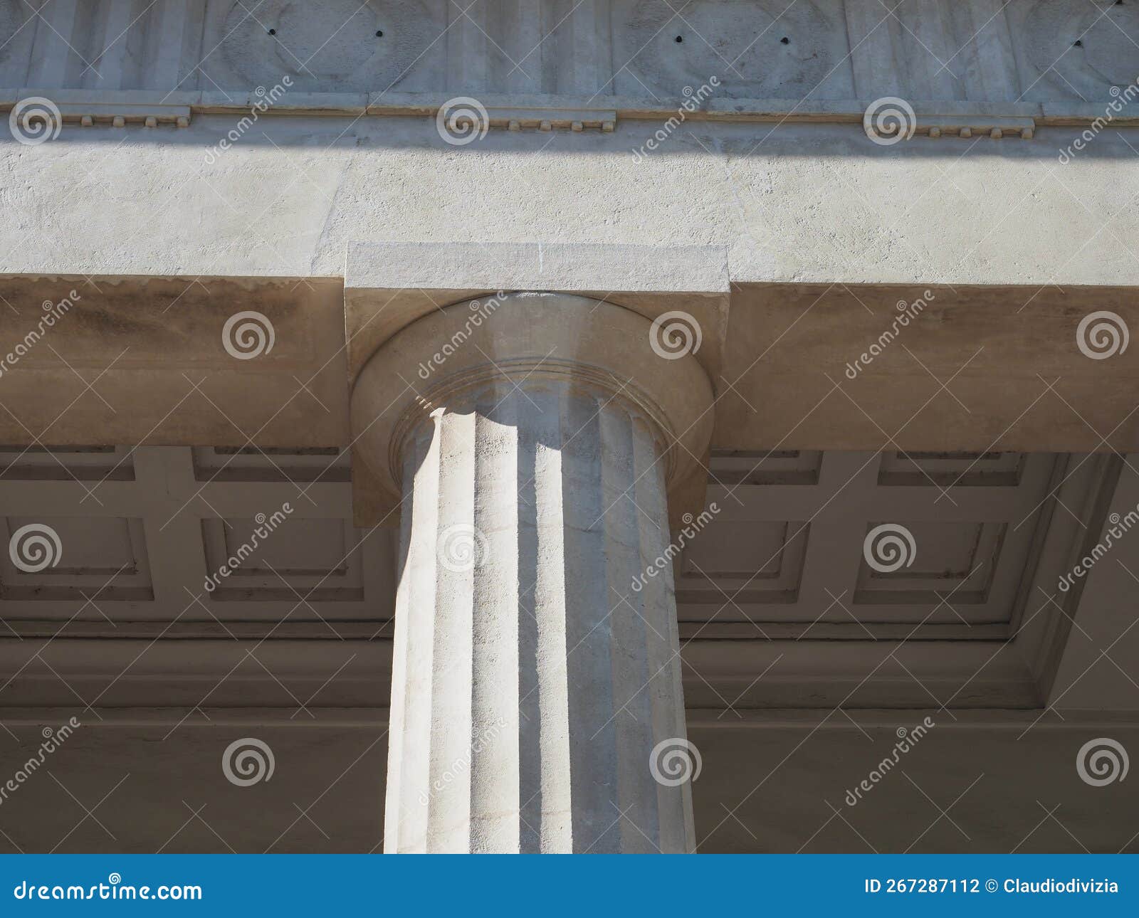 Doric Column Architectural Element Stock Photo - Image of ancient ...