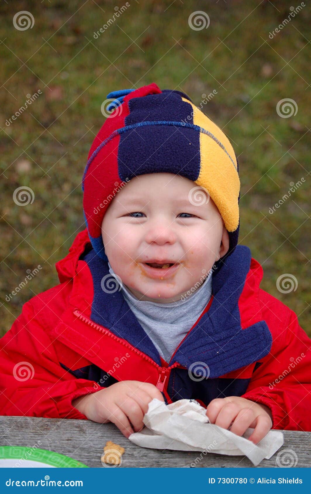 Dorito Boy stock photo. Image of lips, chip, young, baby - 7300780