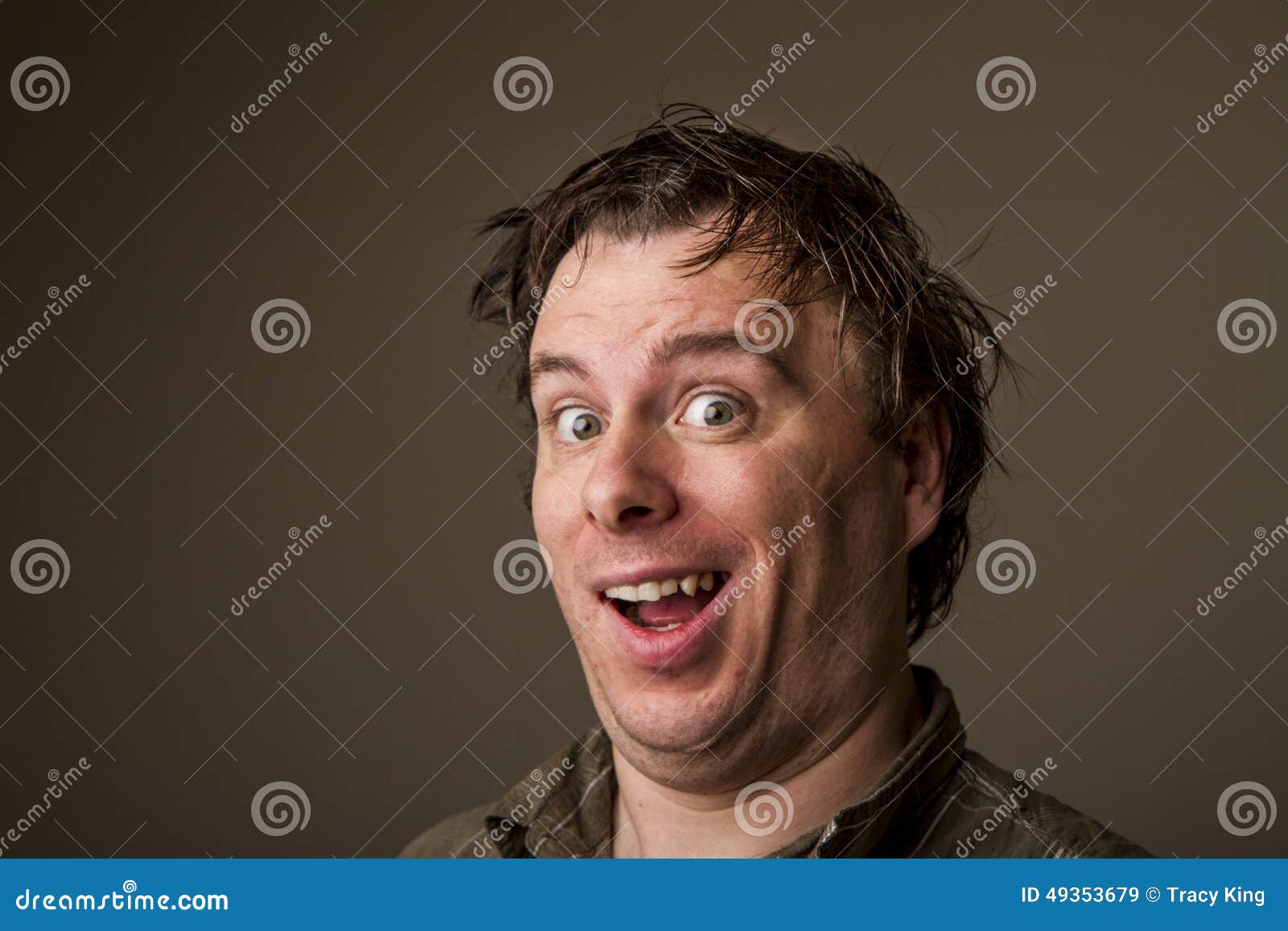 This is a Dorky Creepy Smile Stock Image - Image of caucasian, looking ...