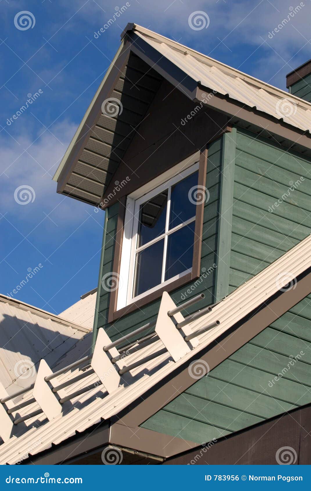 Dormer Window stock photo. Image of glass, wood, steep - 783956