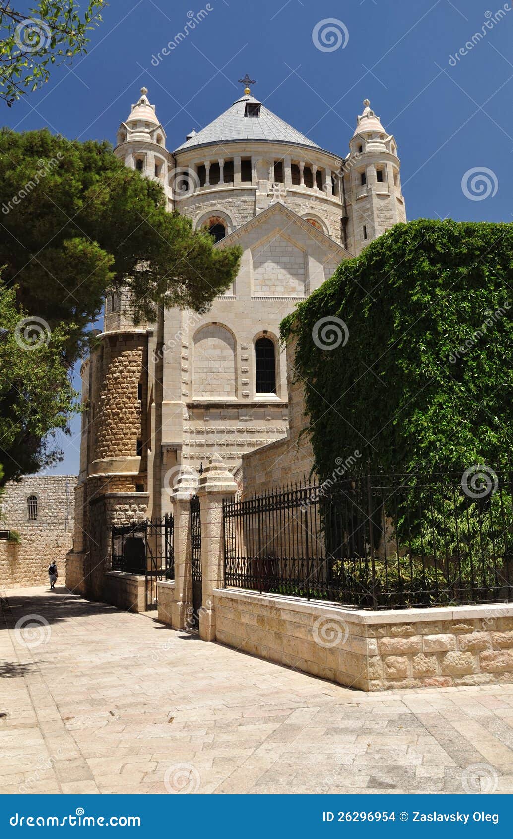 Dormition Abbey. stock photo. Image of dormition, jerusalem - 26296954