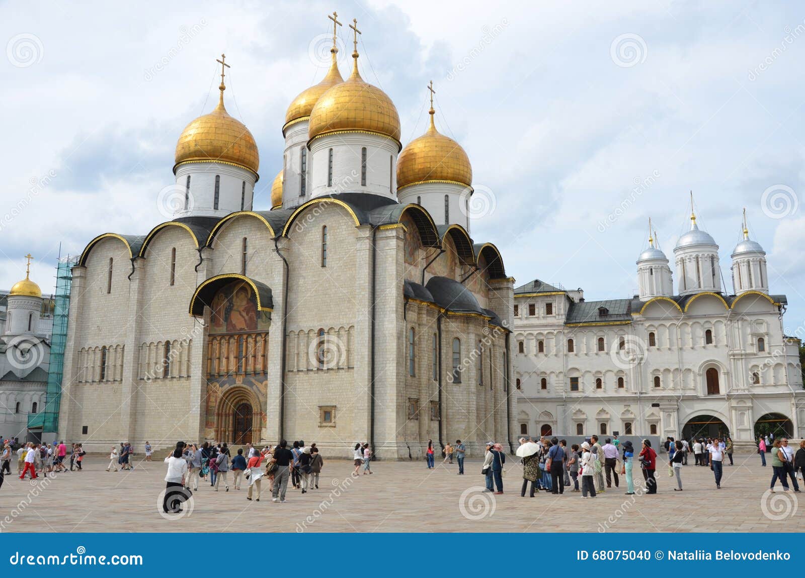 Dormition Cathedral in Moscow Kremlin, Russia Editorial Image - Image ...