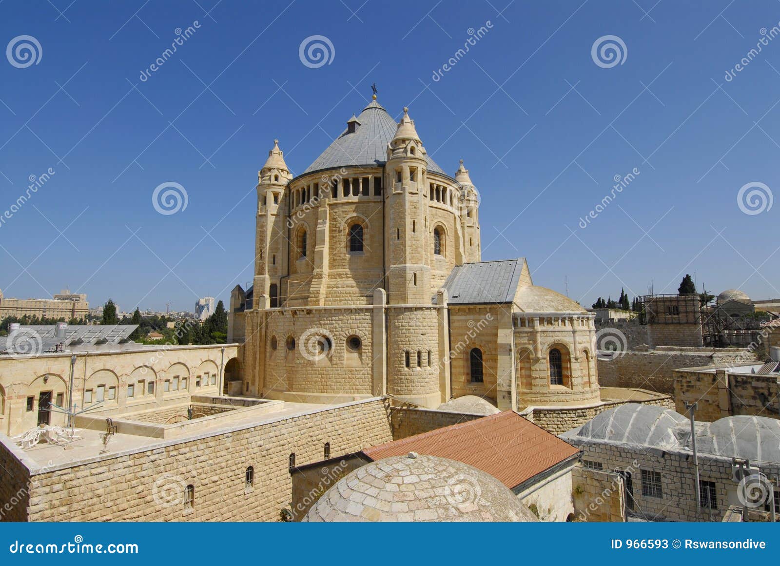 Dormition Church Israel stock image. Image of city, dormitory - 966593