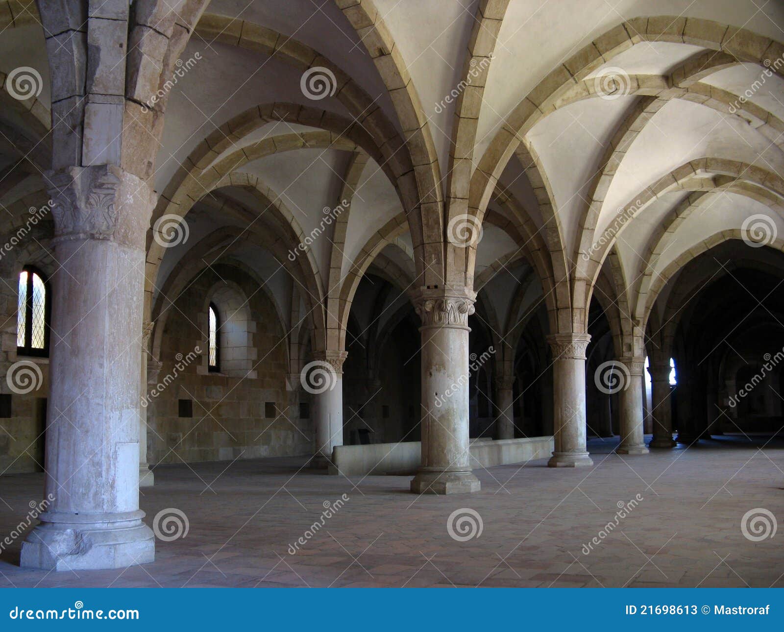 Dormitory stock image. Image of joao, arch, monastery - 21698613