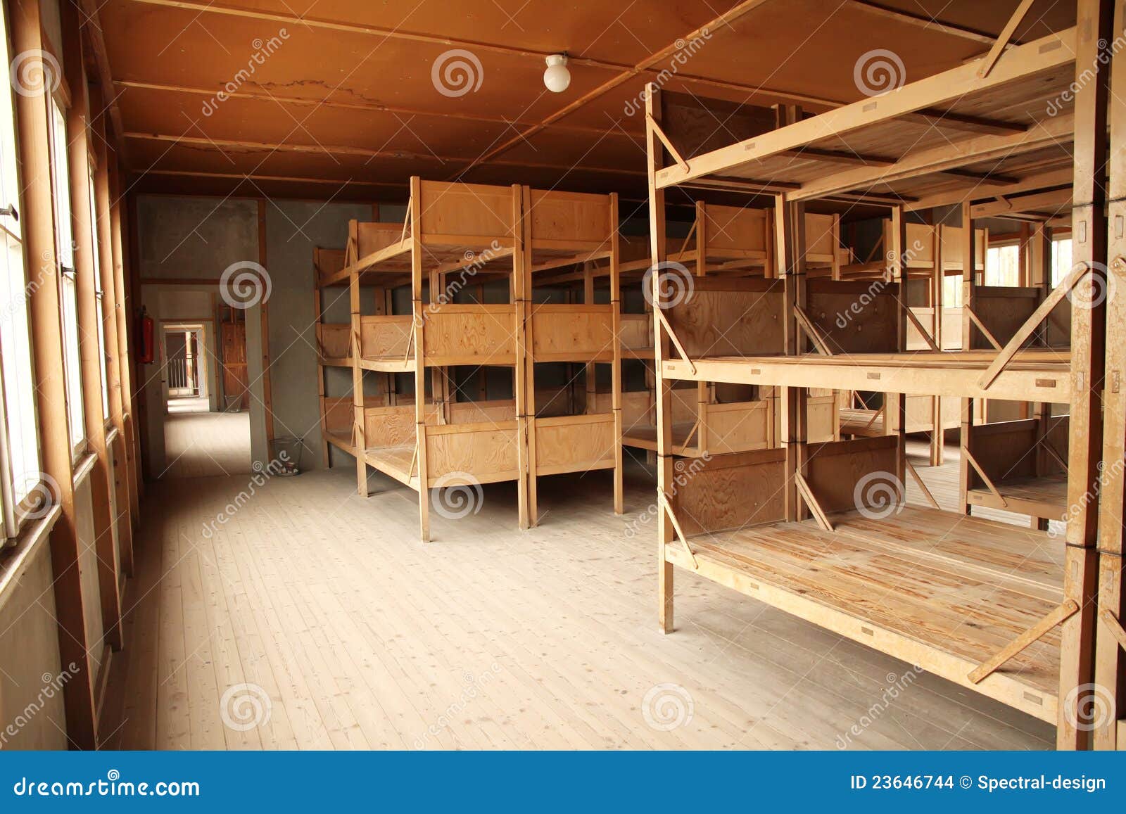 Dormitory in the Dachau Concentration Camp Editorial Stock Image ...