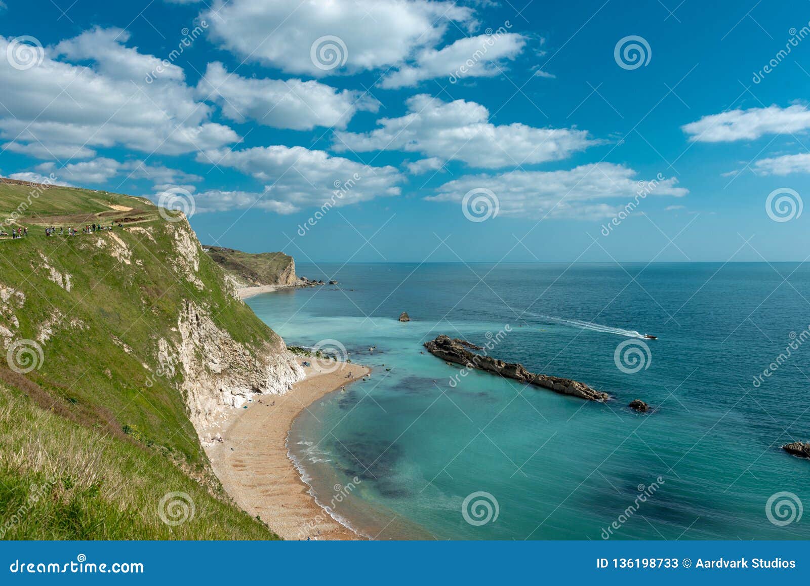 Dorset Cliffs and Beach Seaside Stock Image - Image of britain, dynamic ...