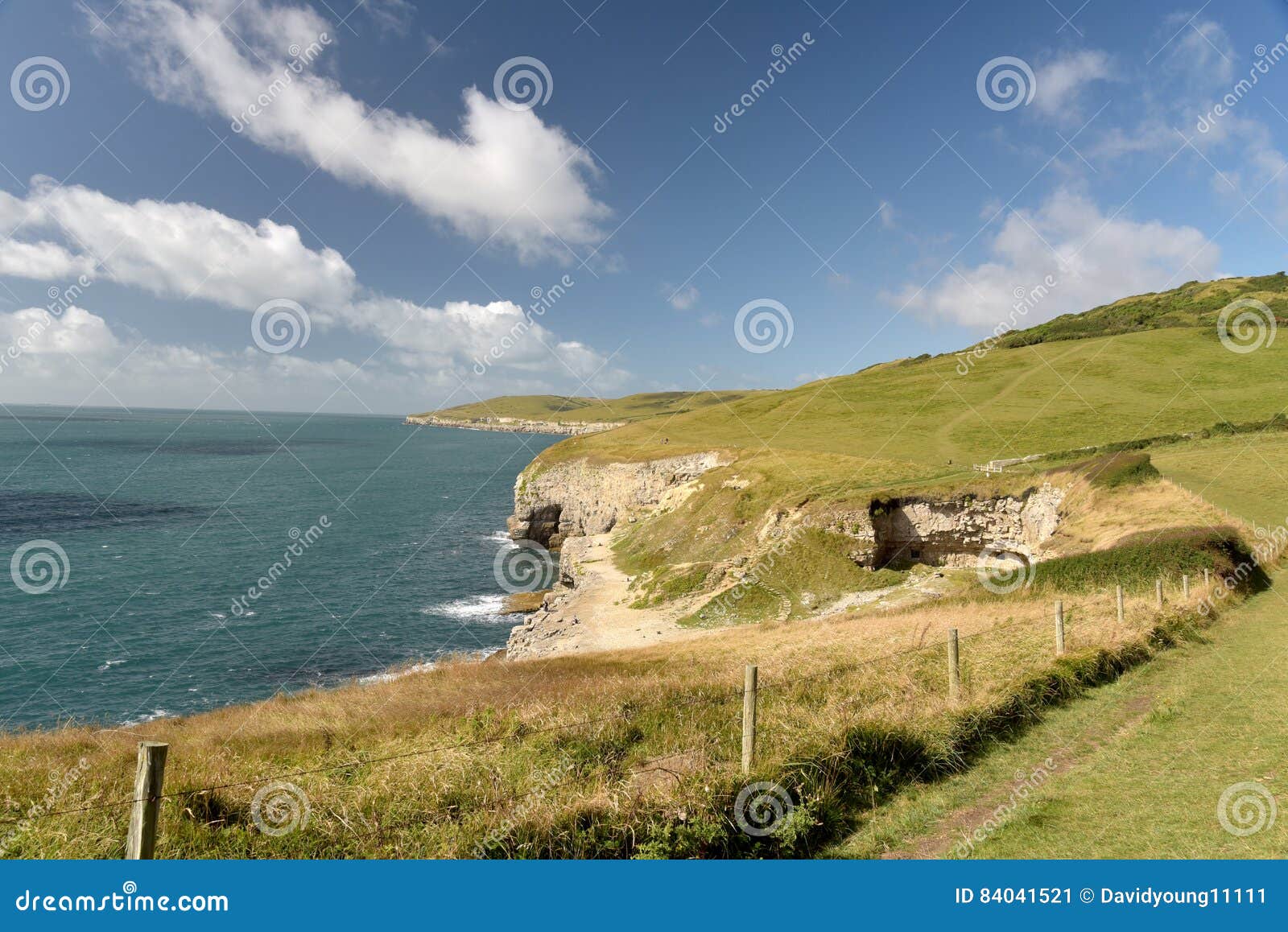 Dorset Coastal Path. Dancing Ledge Stock Photography | CartoonDealer ...