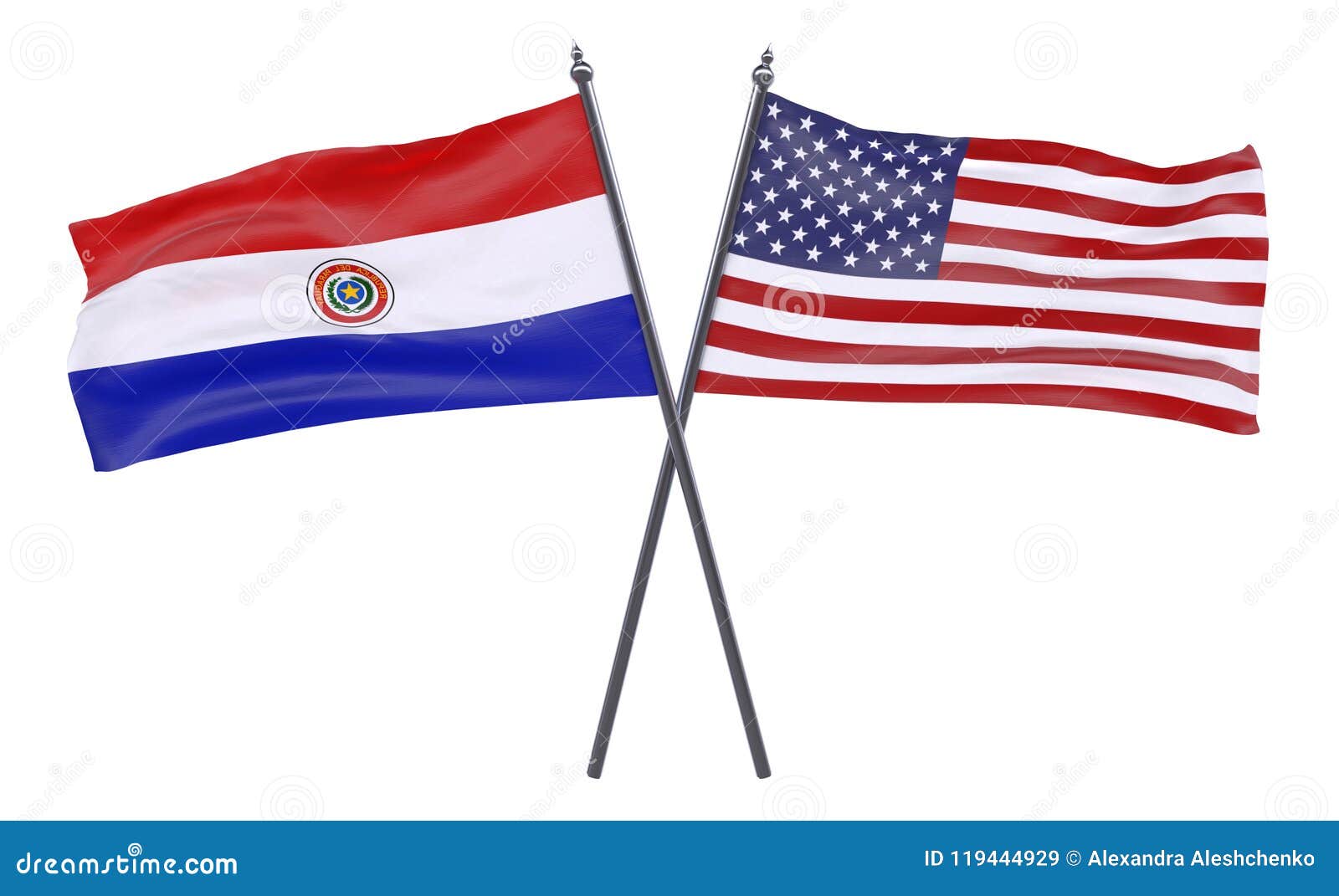 Dos banderas cruzadas imagen de archivo. Imagen de indicadores - 119444929