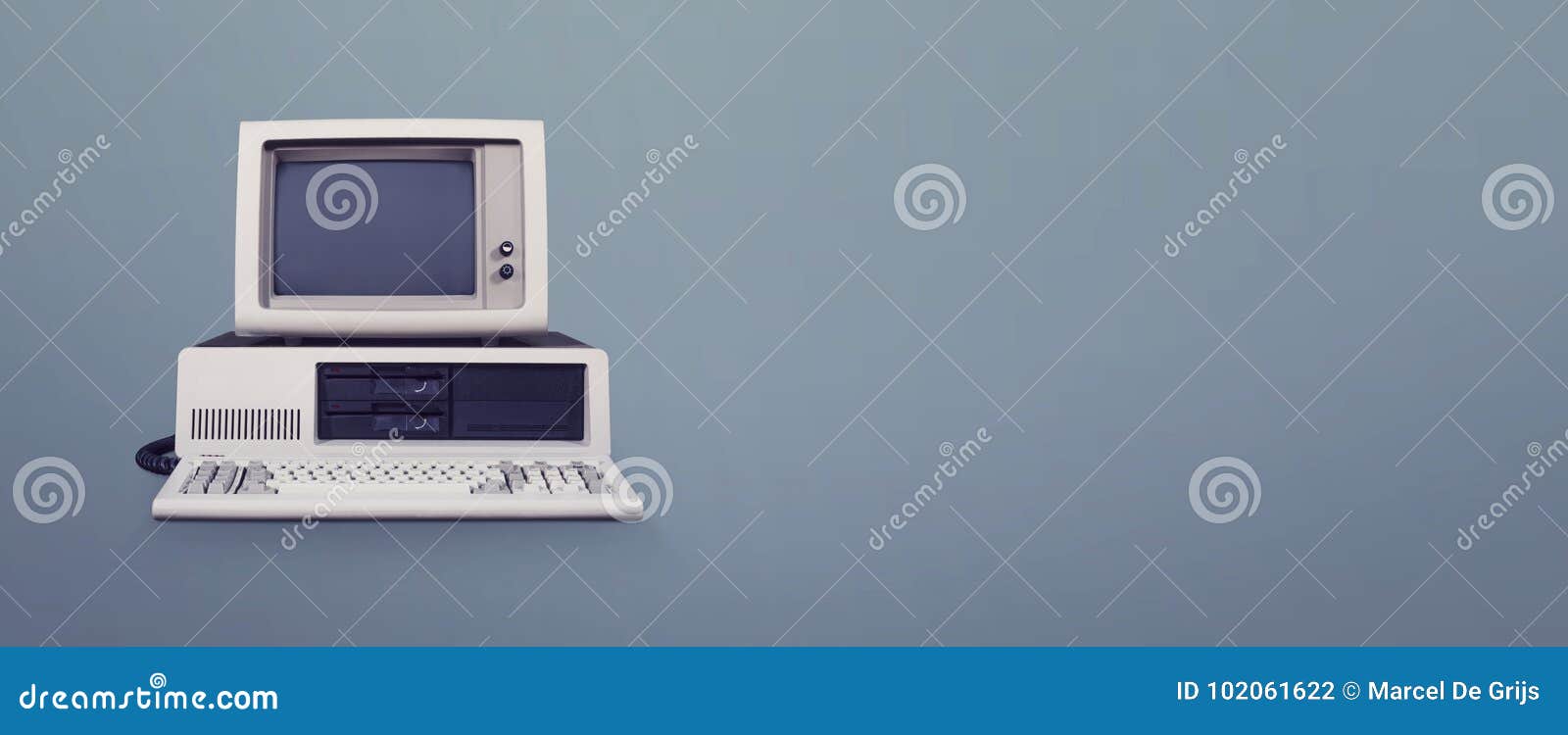 DOS computer stock photo. Image of monitor, classic - 102061622