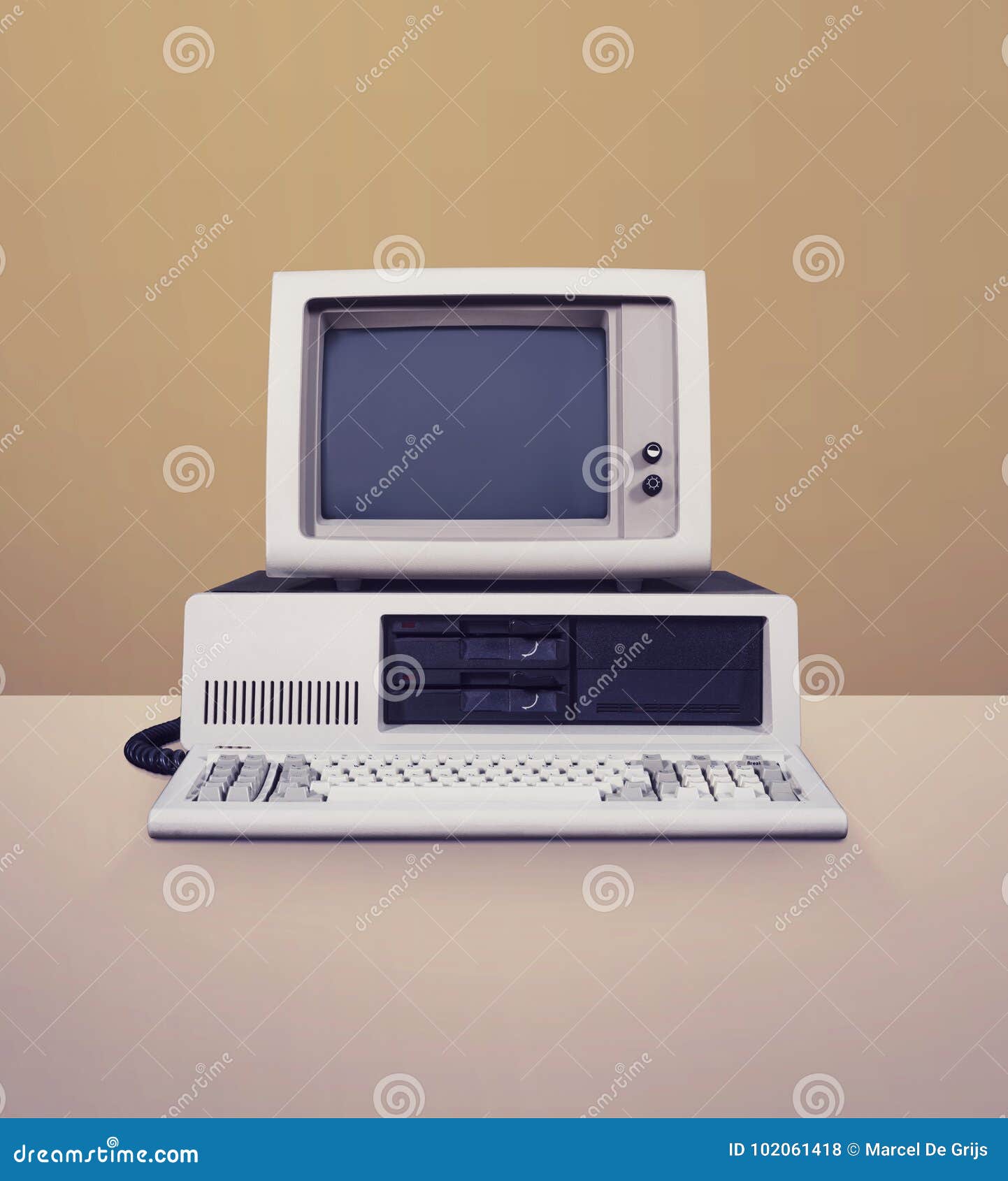 DOS computer stock photo. Image of obsolete, banner - 102061418