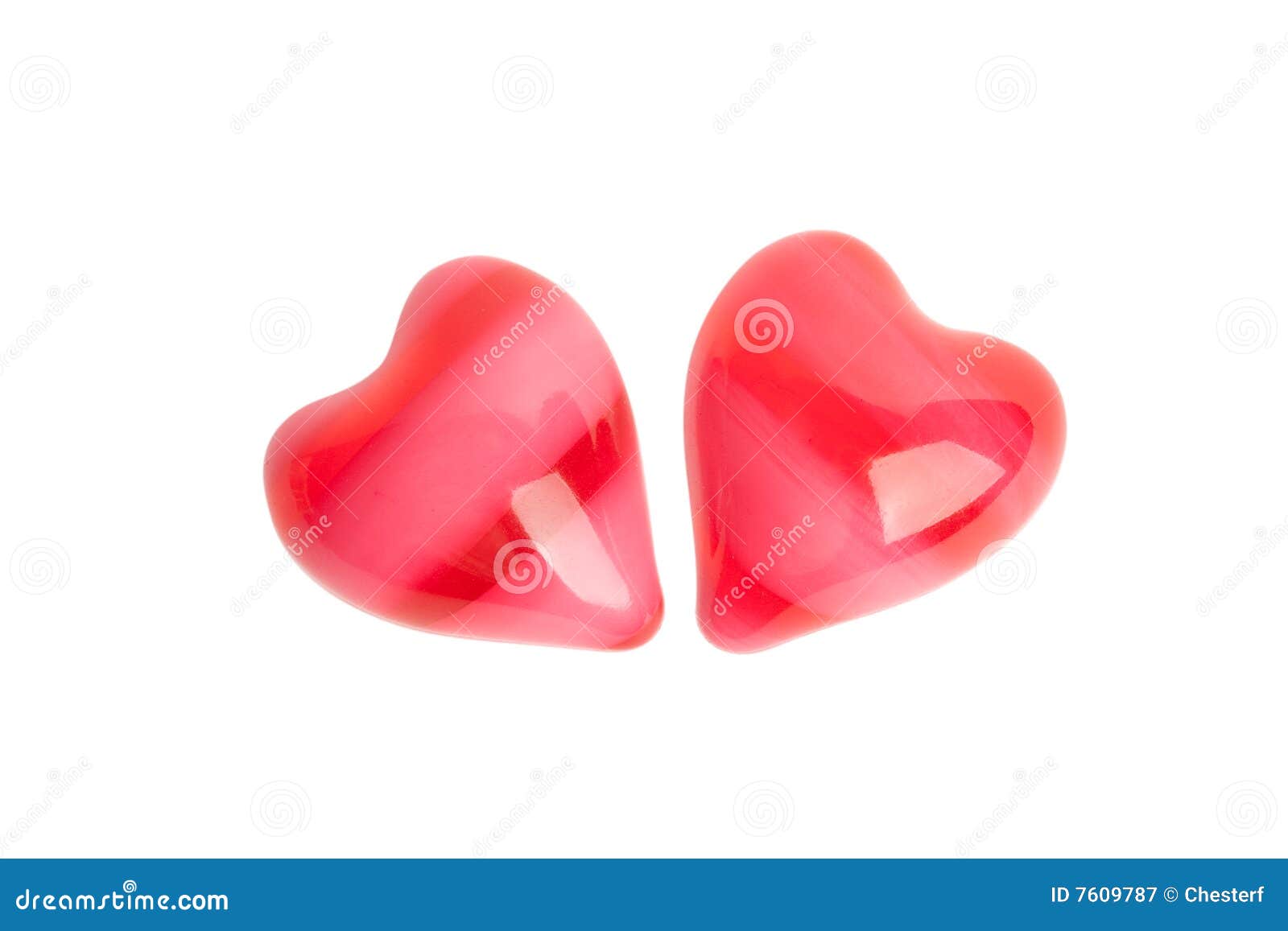 Dos Corazones Rayados Rojos Imagen de archivo - Imagen de extracto ...