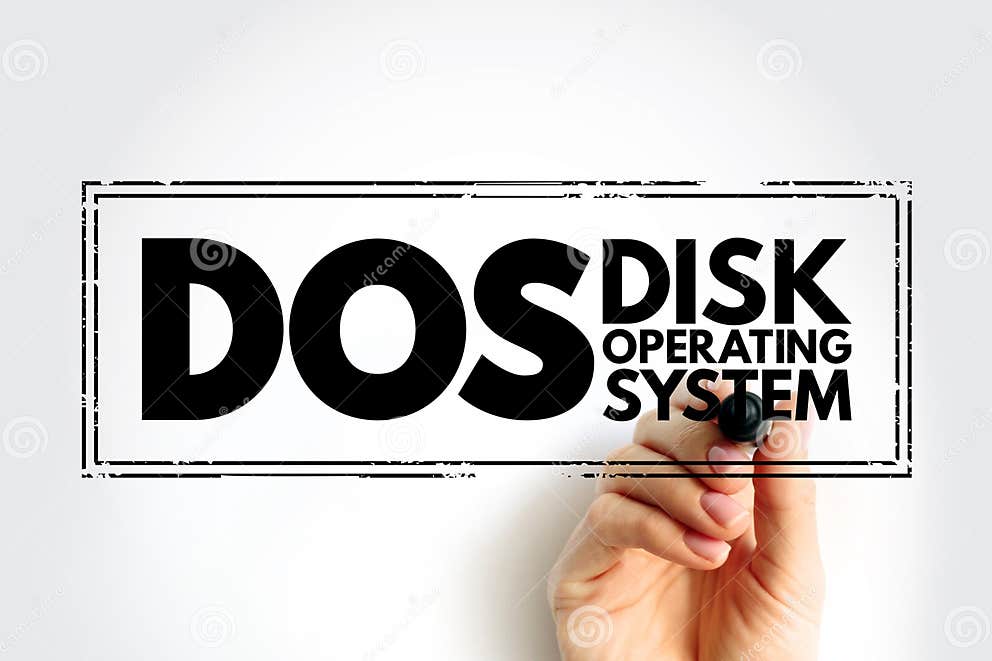DOS - Disk Operating System is a Computer Operating System that Resides ...