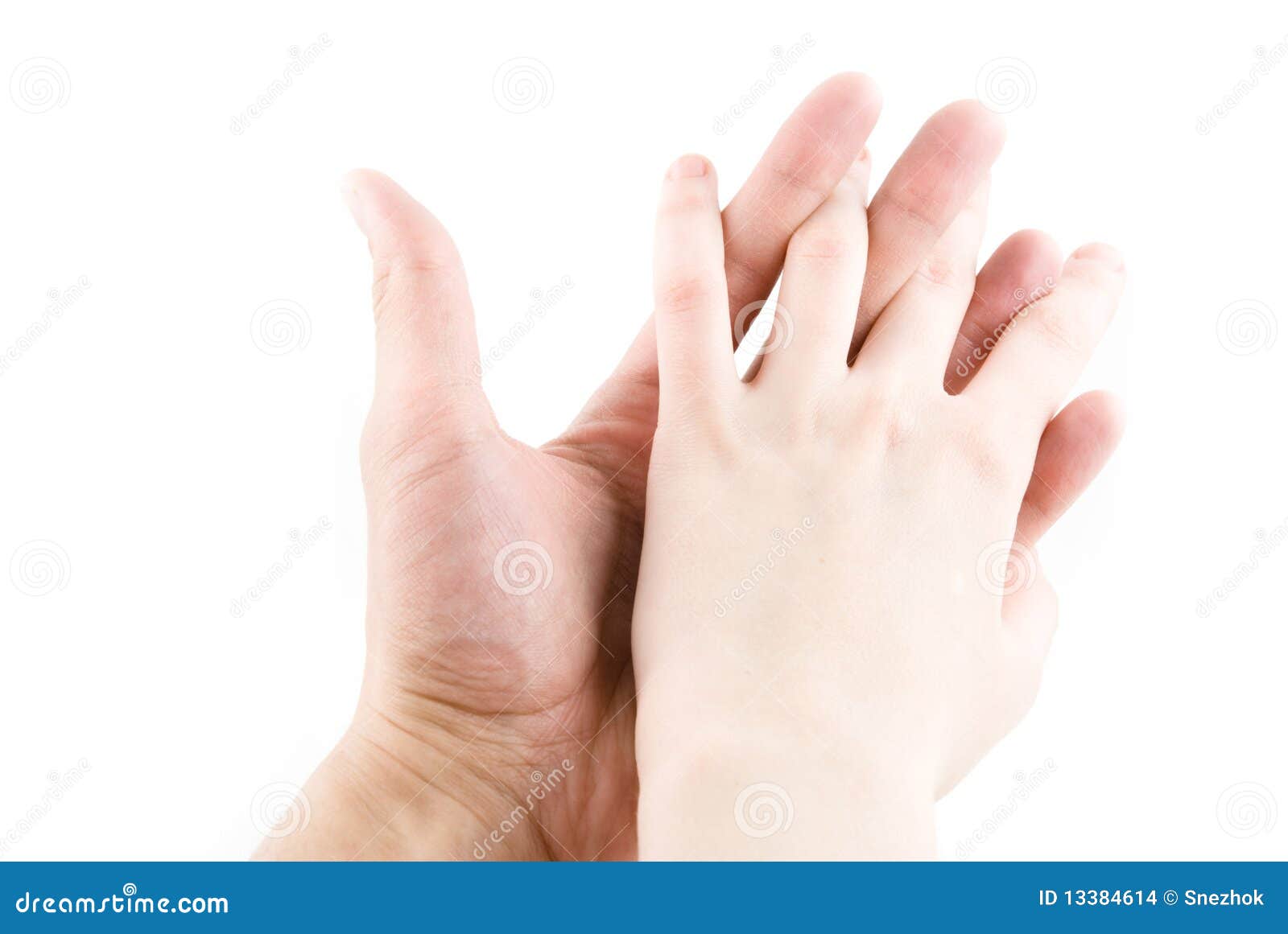 Dos manos foto de archivo. Imagen de mantiene, familia - 13384614