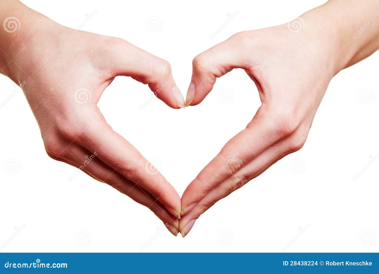 Dos Manos Que Forman El Corazón En Amor Foto de archivo - Imagen de ...