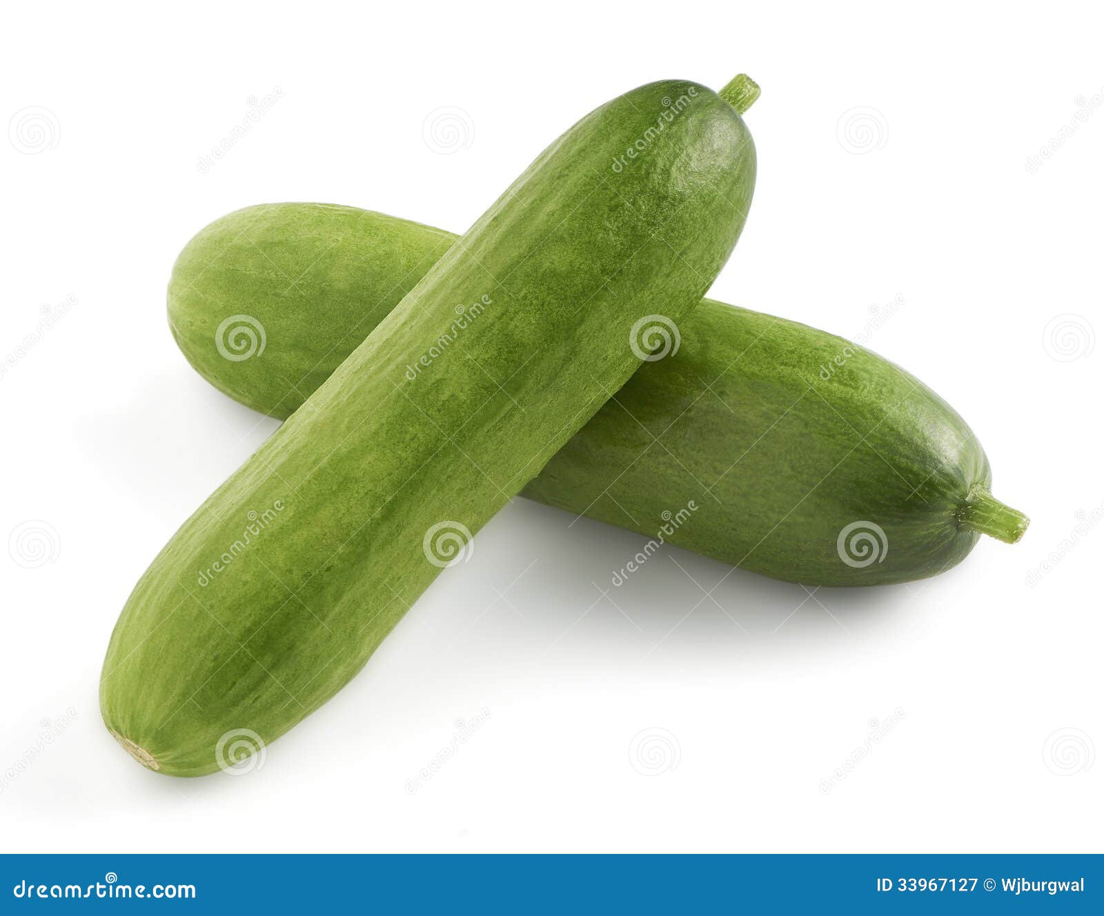 Dos Mini Pepinos Del Bocado Imagen de archivo - Imagen de refresco ...