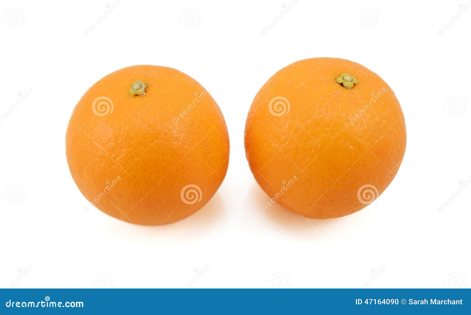 Dos Naranjas Maduras Enteras Foto de archivo - Imagen de fresco ...