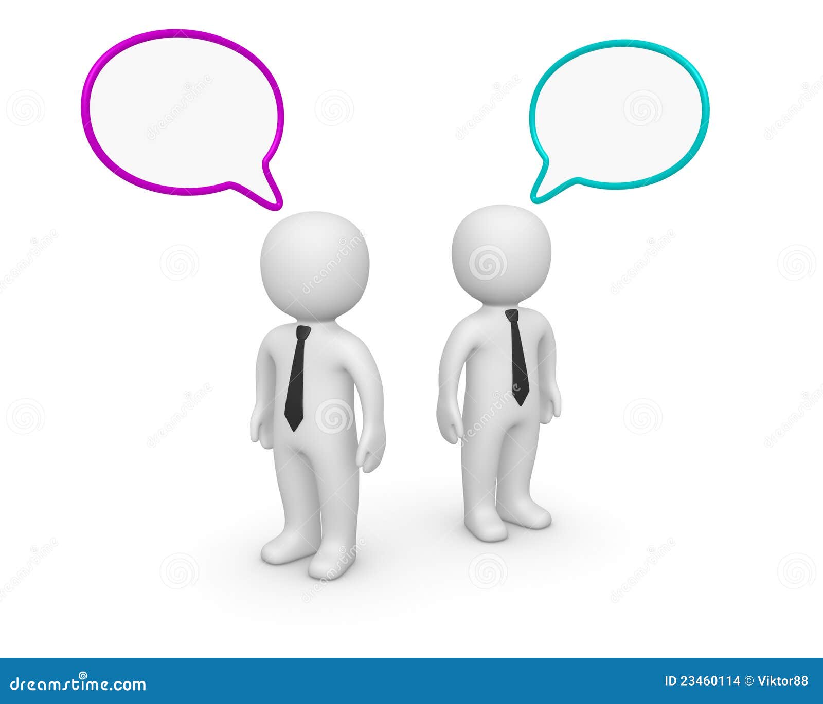 Dos opiniones stock de ilustración. Ilustración de negocios - 23460114