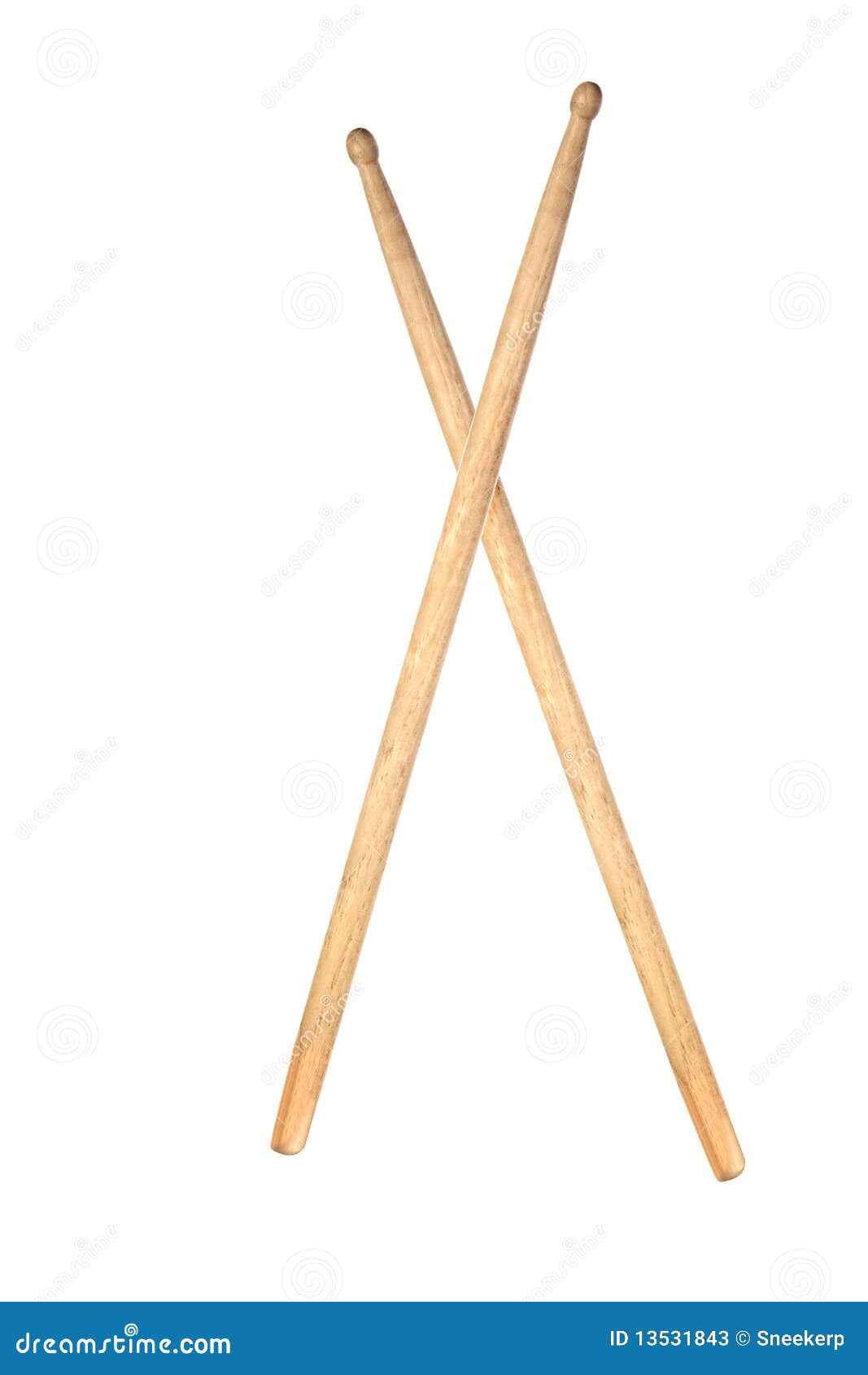 Dos Palillos De Madera Aislados En Blanco Imagen de archivo - Imagen de ...