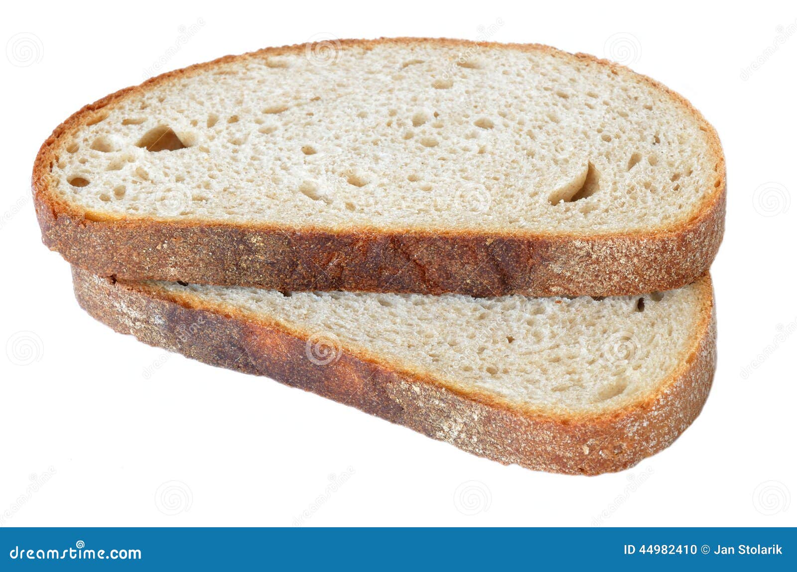 Dos Rebanadas De Pan Típicamente Checo Foto de archivo - Imagen de ...