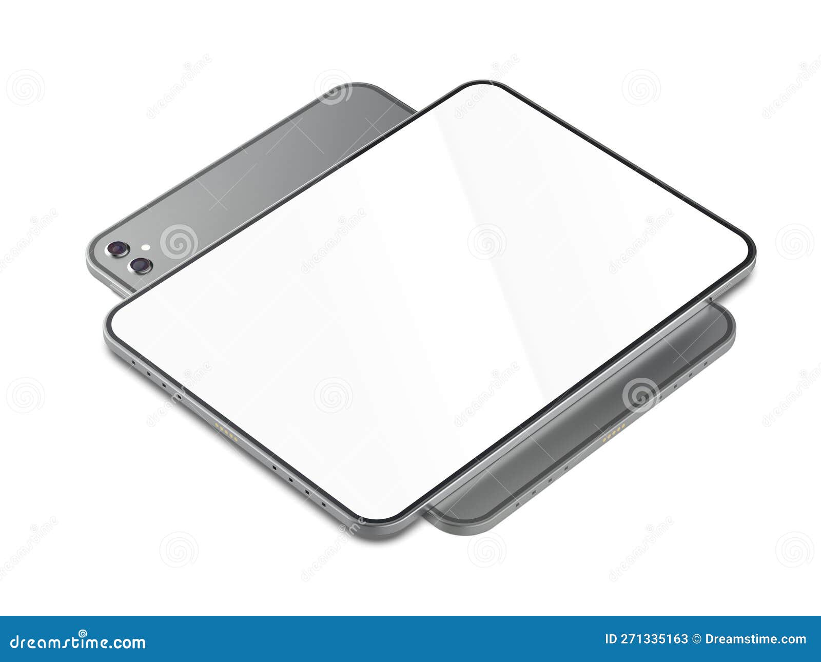 Dos Tablets Computadoras Modernas Imagen de archivo - Ilustración de ...