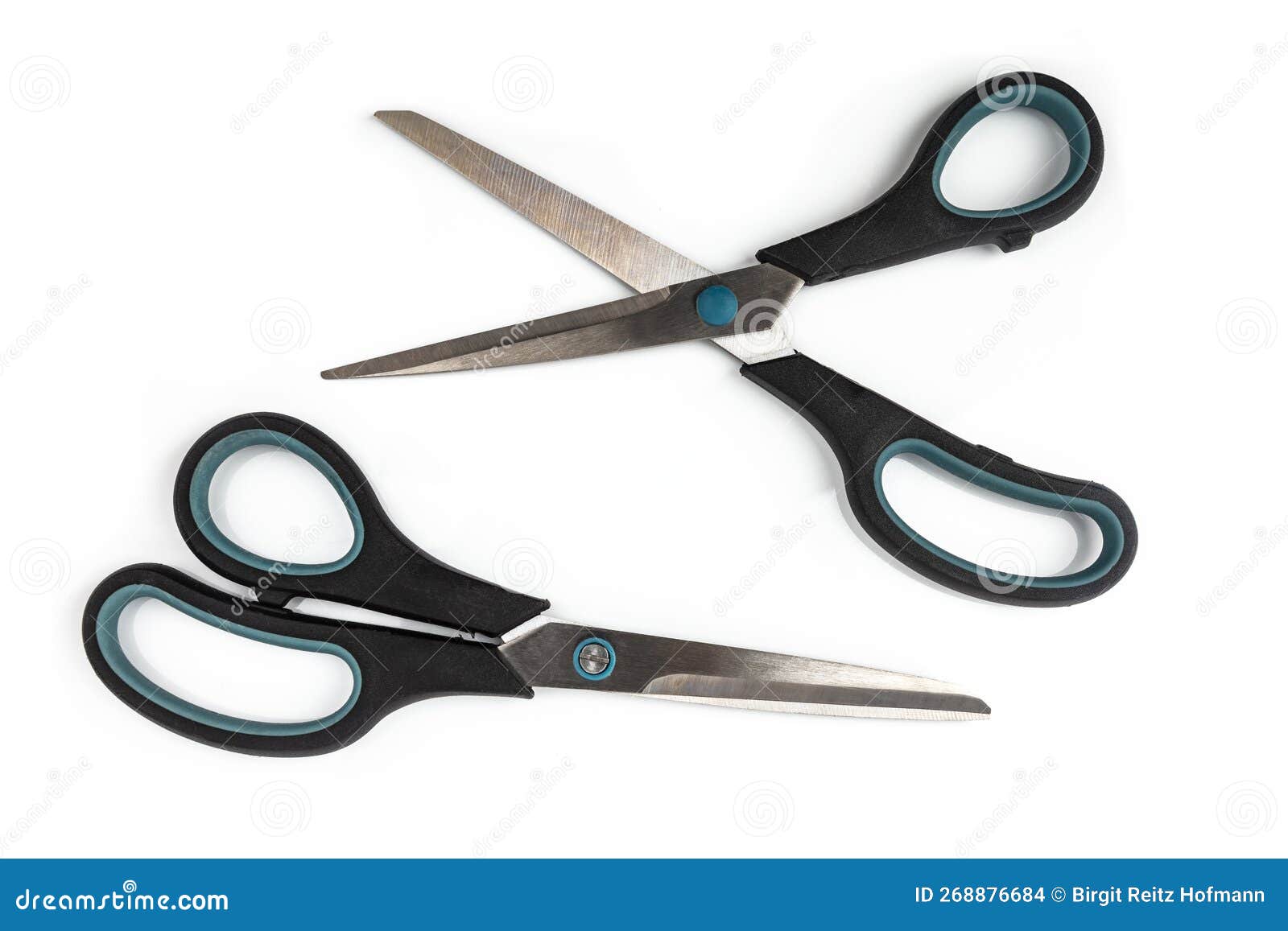 Dos tijeras foto de archivo. Imagen de oficina, casa - 268876684