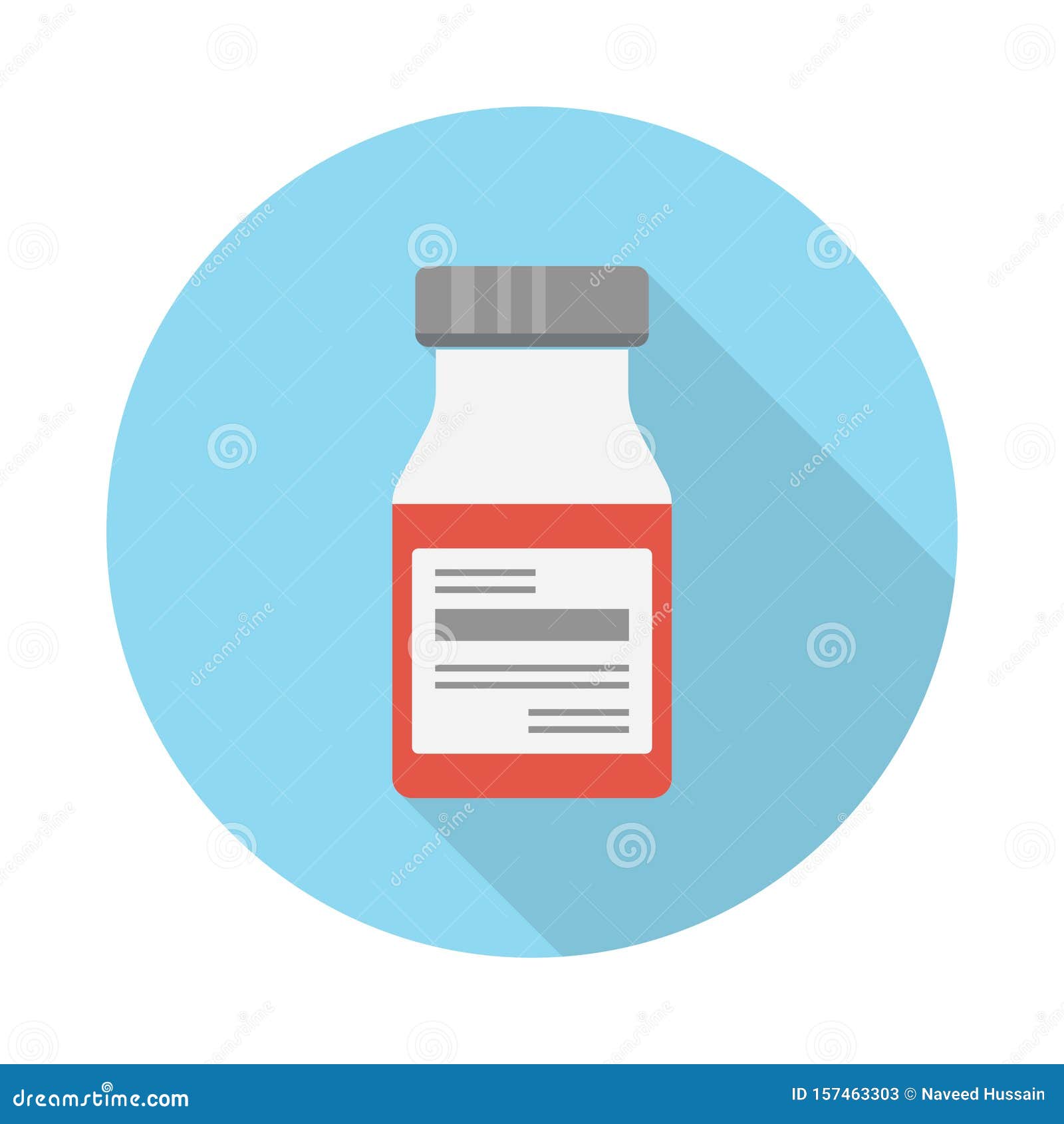 Dose flat vector icon stock vector. Illustration of medicament - 157463303